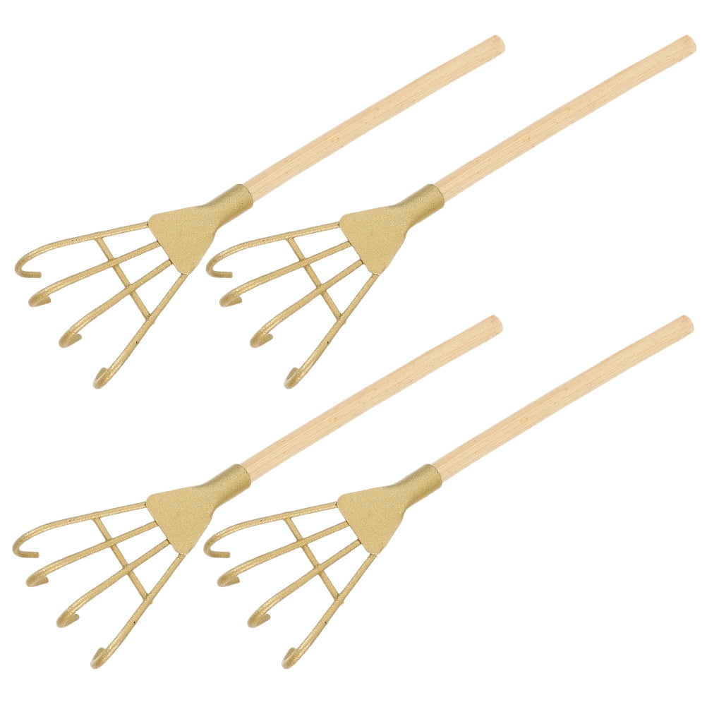 Tineasur Family Miniature Rakes Iron 5pcs - Walmart.com