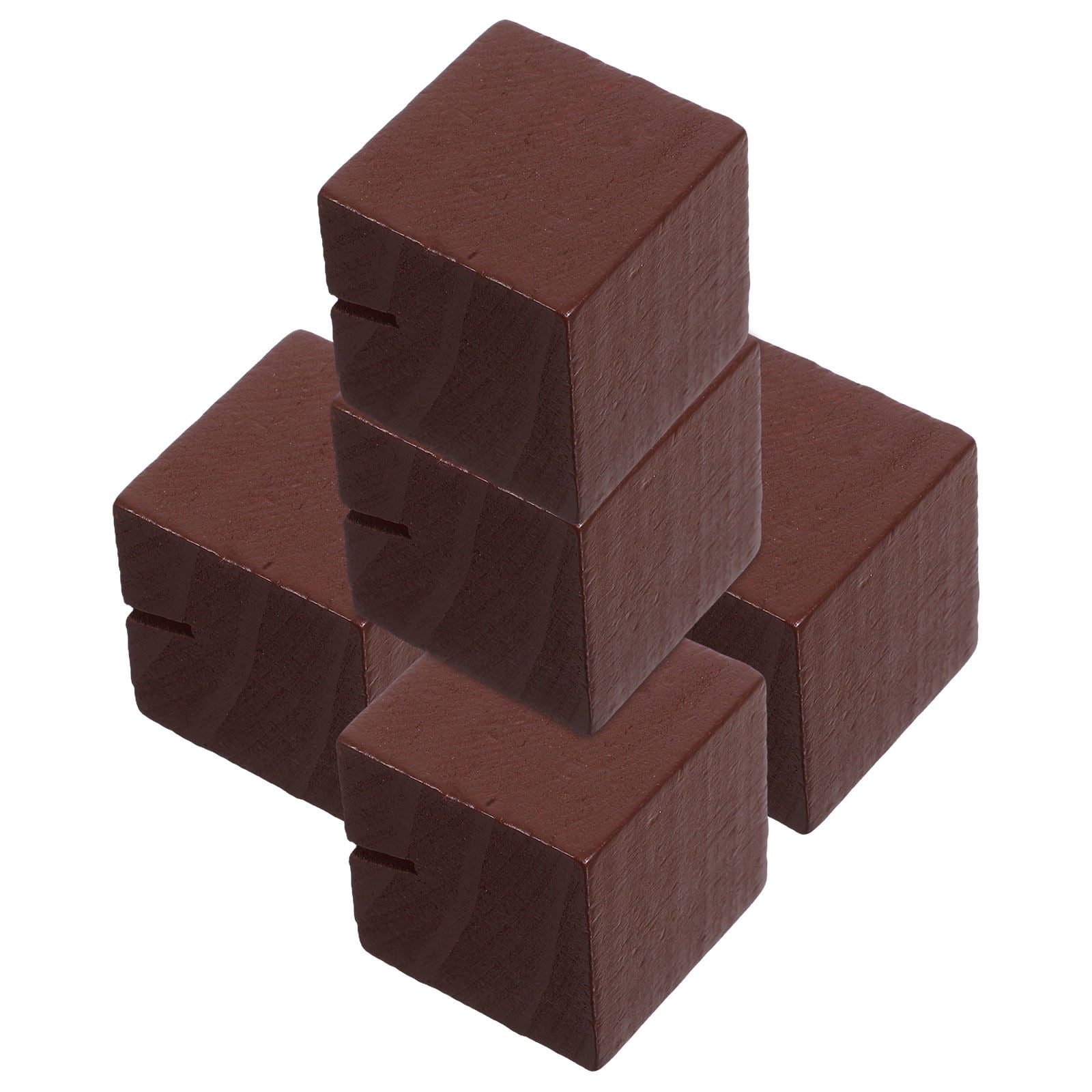 Tineasur Index Card Display Stand Wooden Postcard Base Wood 5Pcs ...