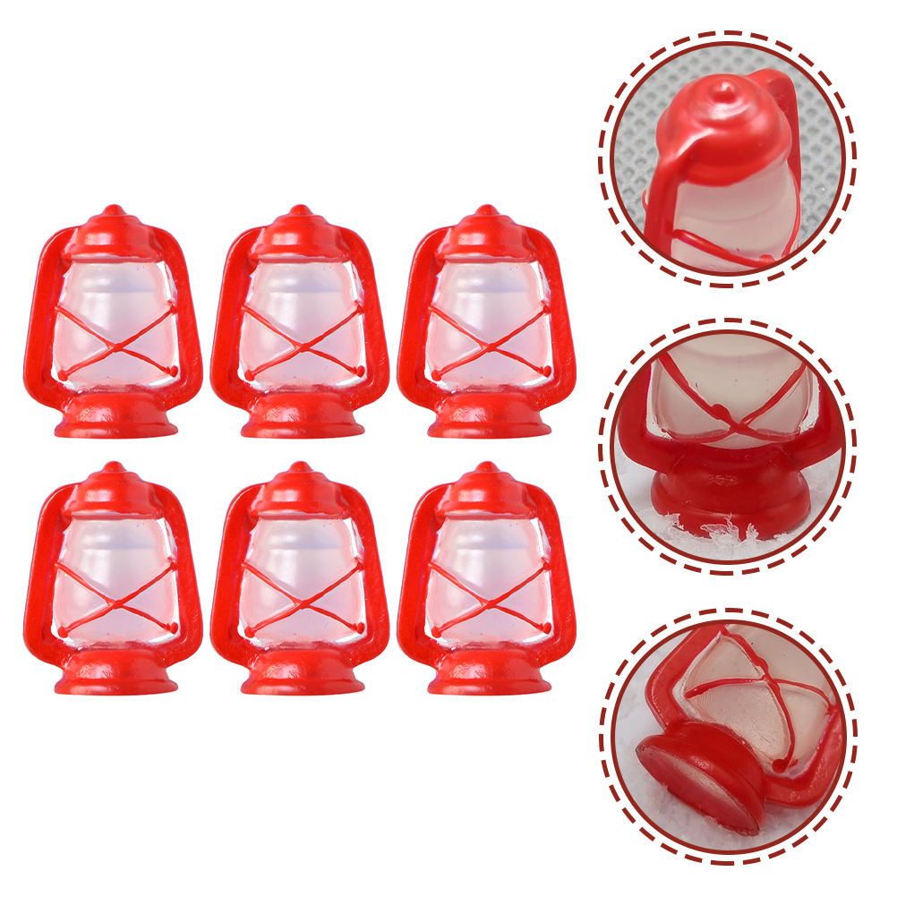 Tineasur vintage lamp Miniature Kerosene Lamp Resin 6Pack - Walmart.com