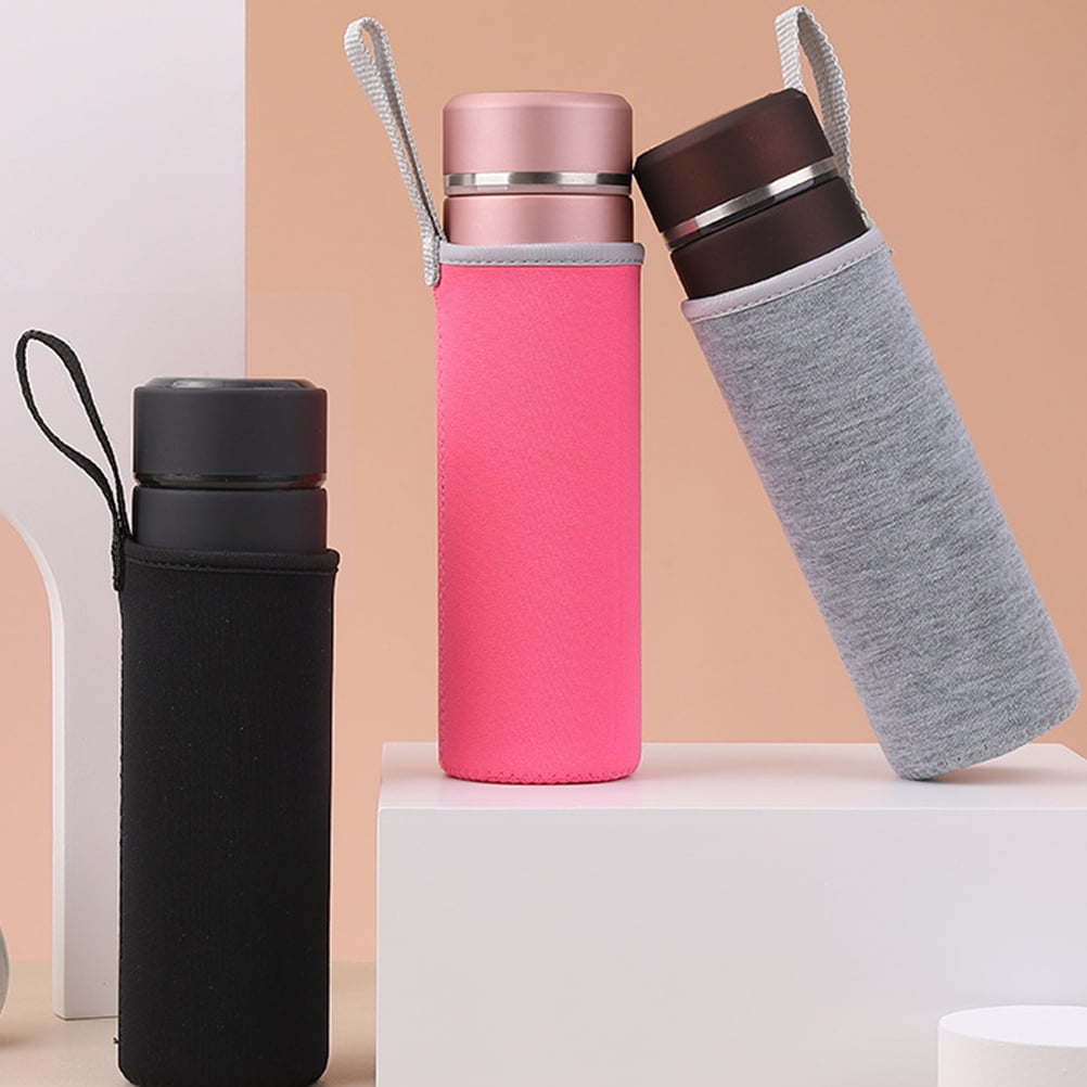 Tineasur Assorted Color Cloth Cup Cover for Travel and Outdoor Use 7Pcs ...