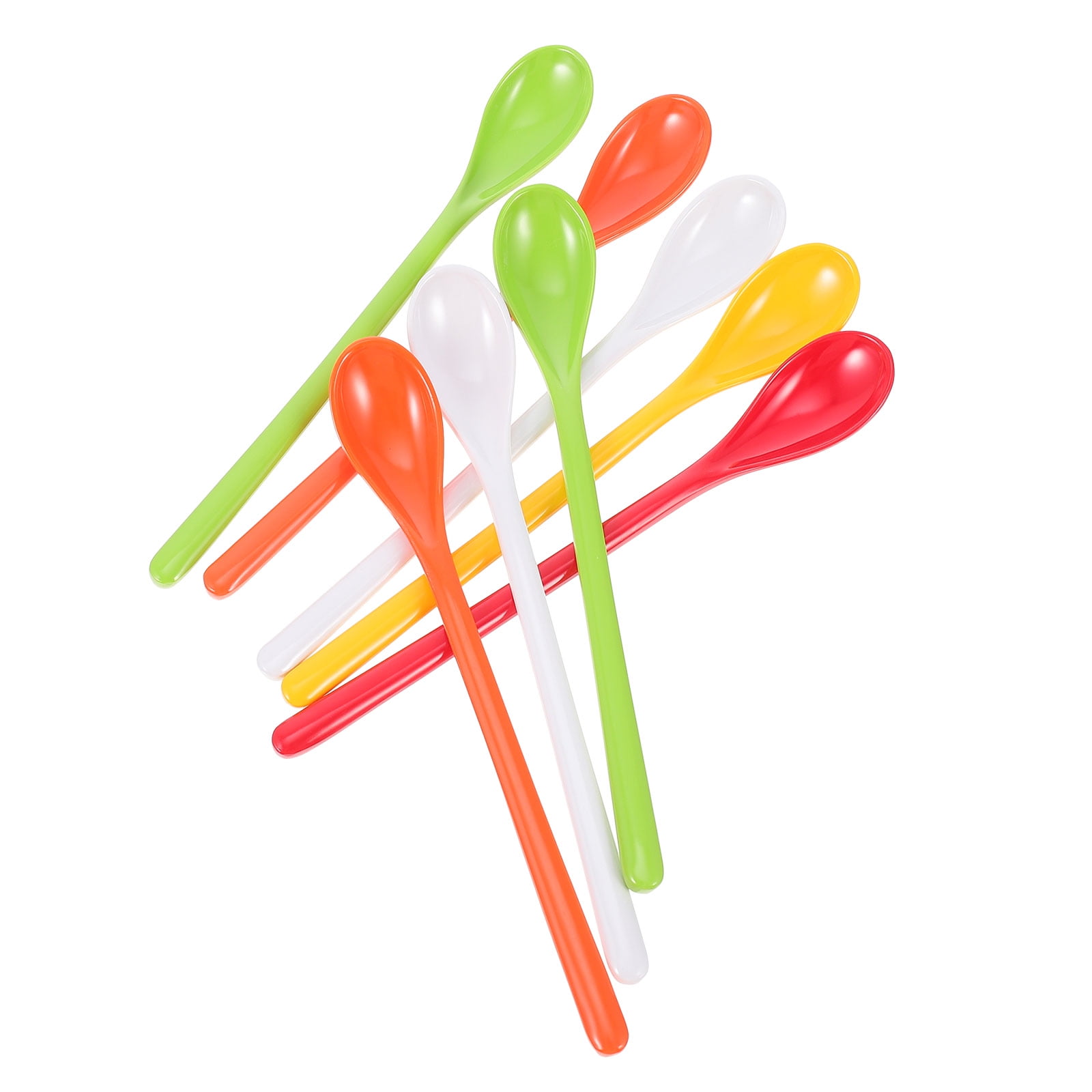 Tineasur 8pcs Serving Desserts Spoons Assorted Colors for Home Use ...