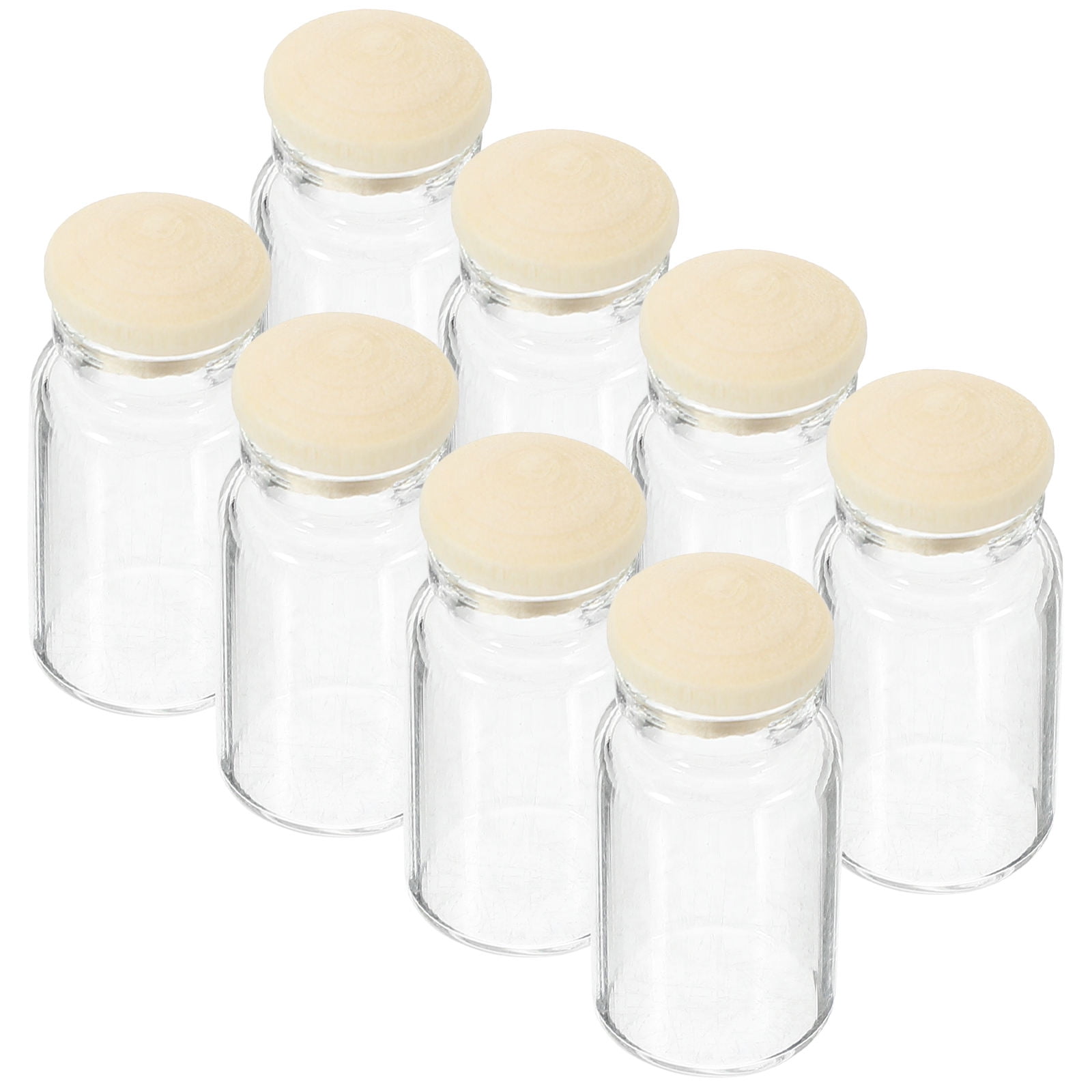 Tineasur 8Pcs Tiny Vials Containers for Collectors in Doll House Style ...