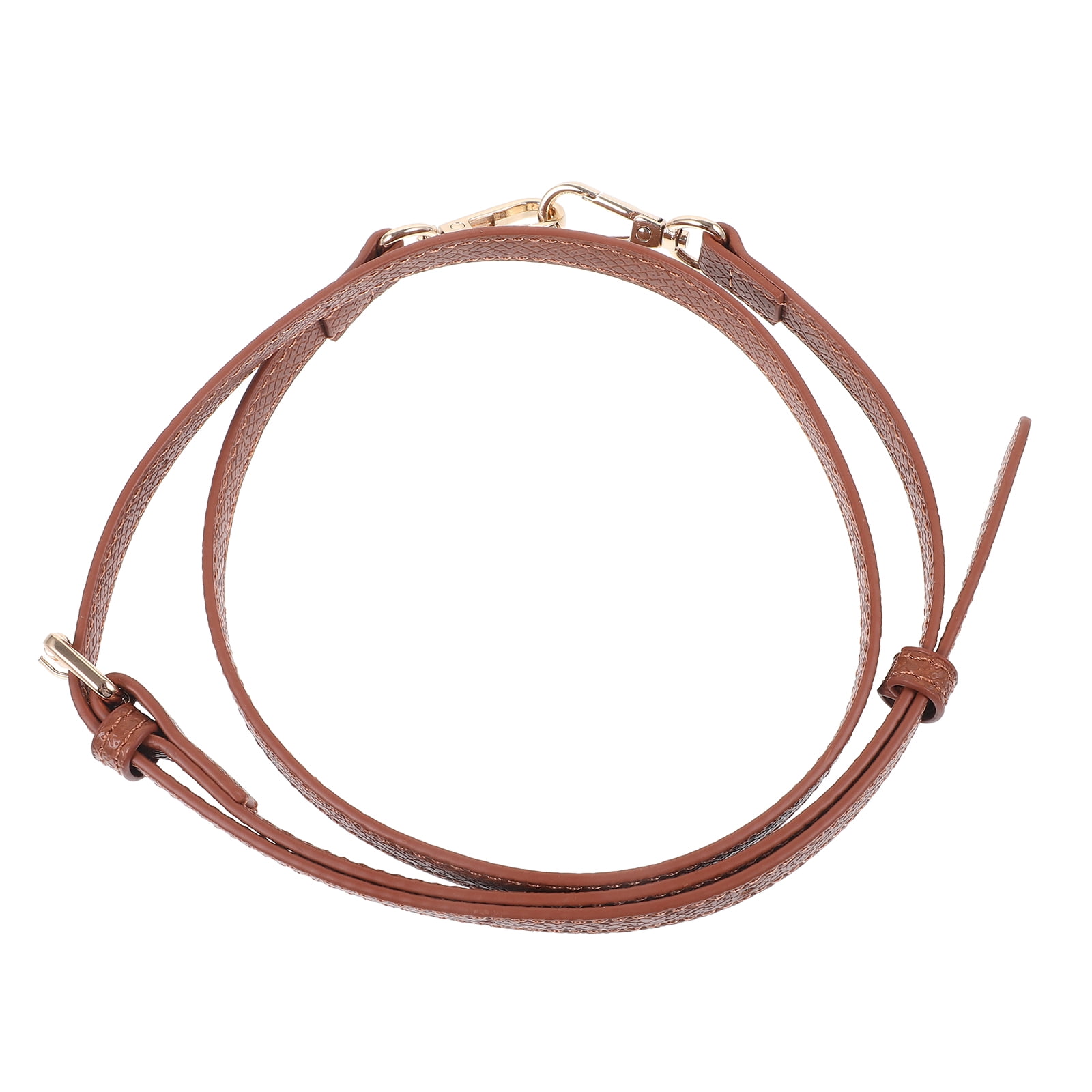Tineasur Adjustable Replacement Bag Strap with Light Brown Metal Buckle ...