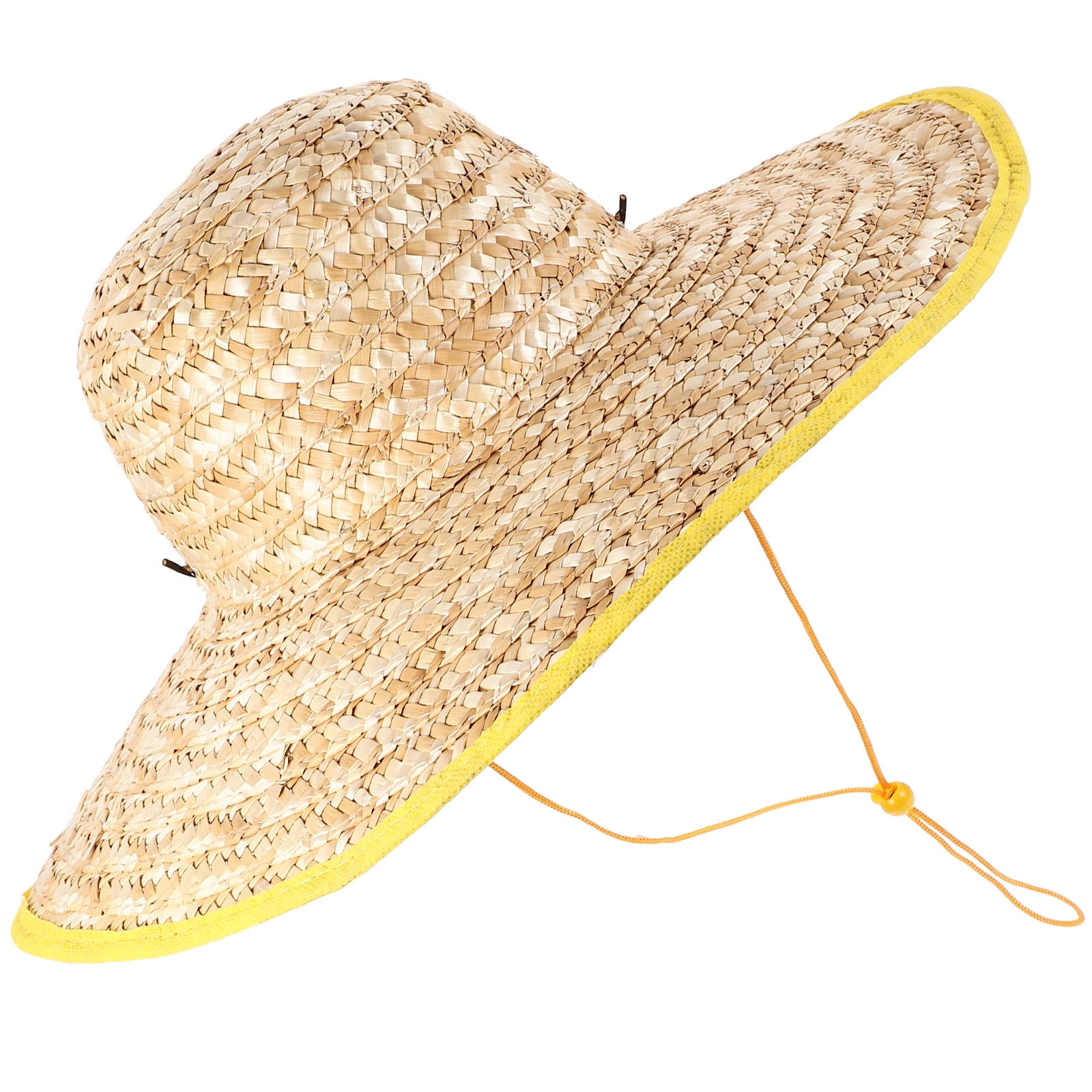 Tineasur Beach Hat Summer Hat Straw Sun Protection with Wide Brim for ...