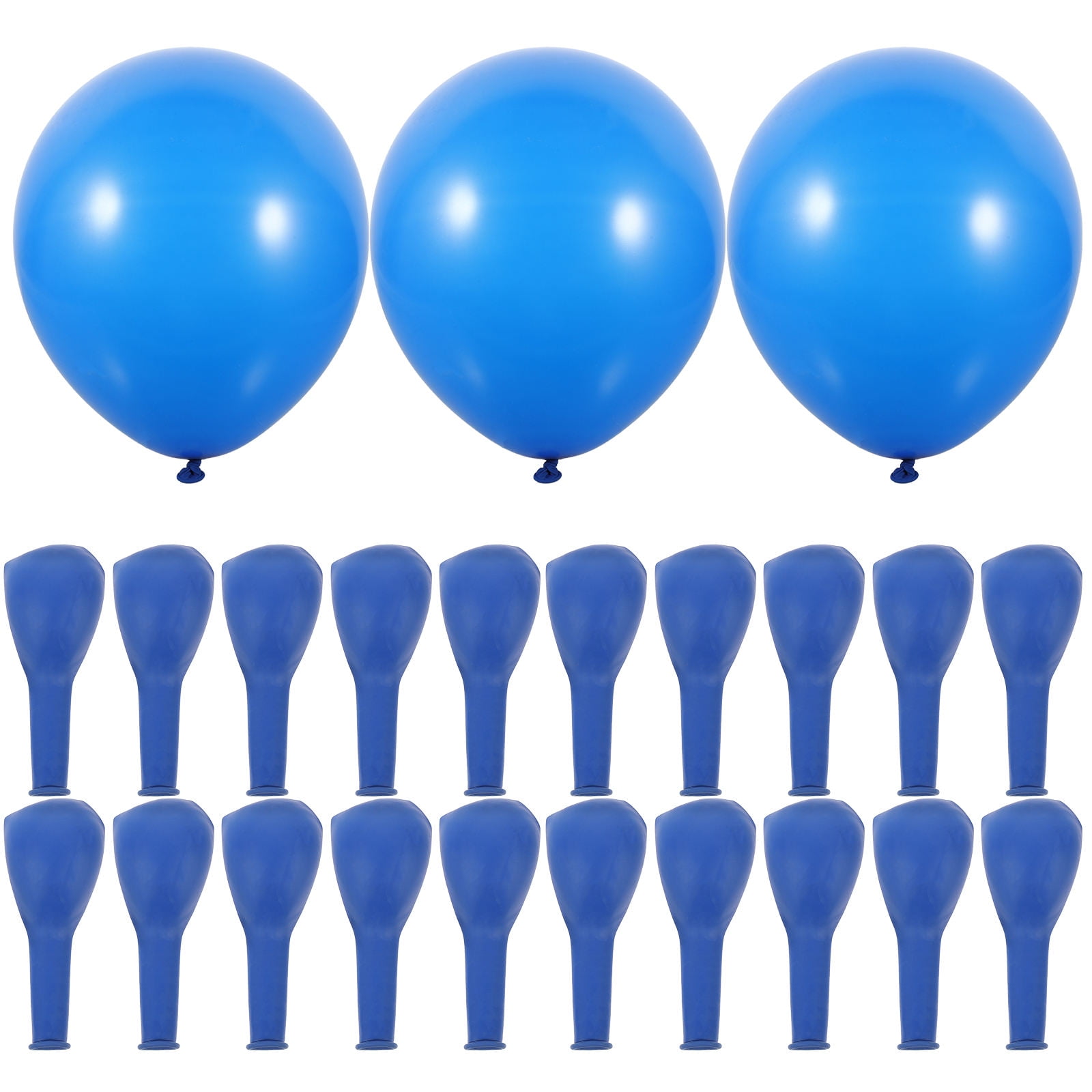 Tineasur Blue Balloons 50Pack Round Latex Party Decoration Smooth ...