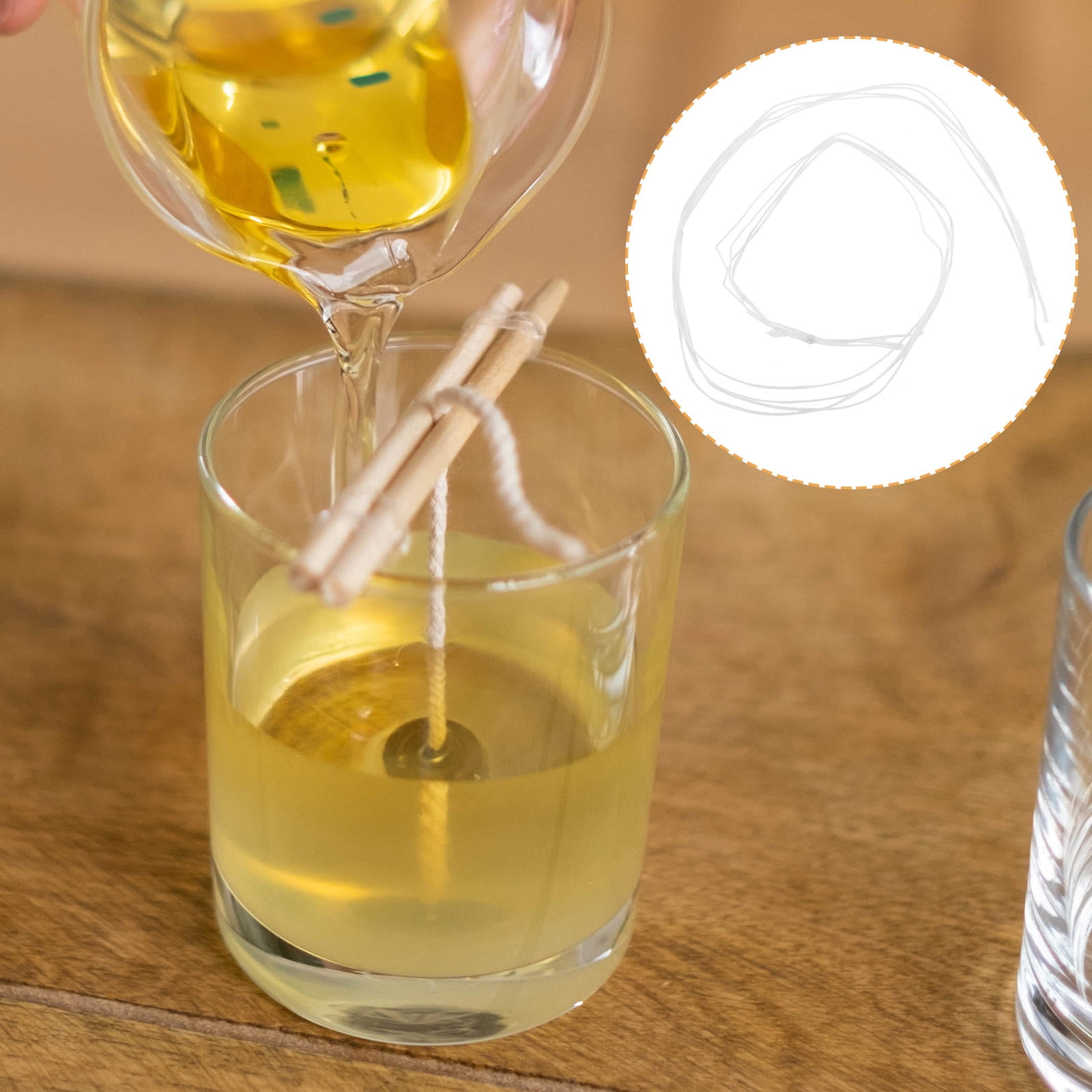 Tineasur Candle Making Supplies with Practical Cotton Wick for Daily and Safe Perfect for DIY ...