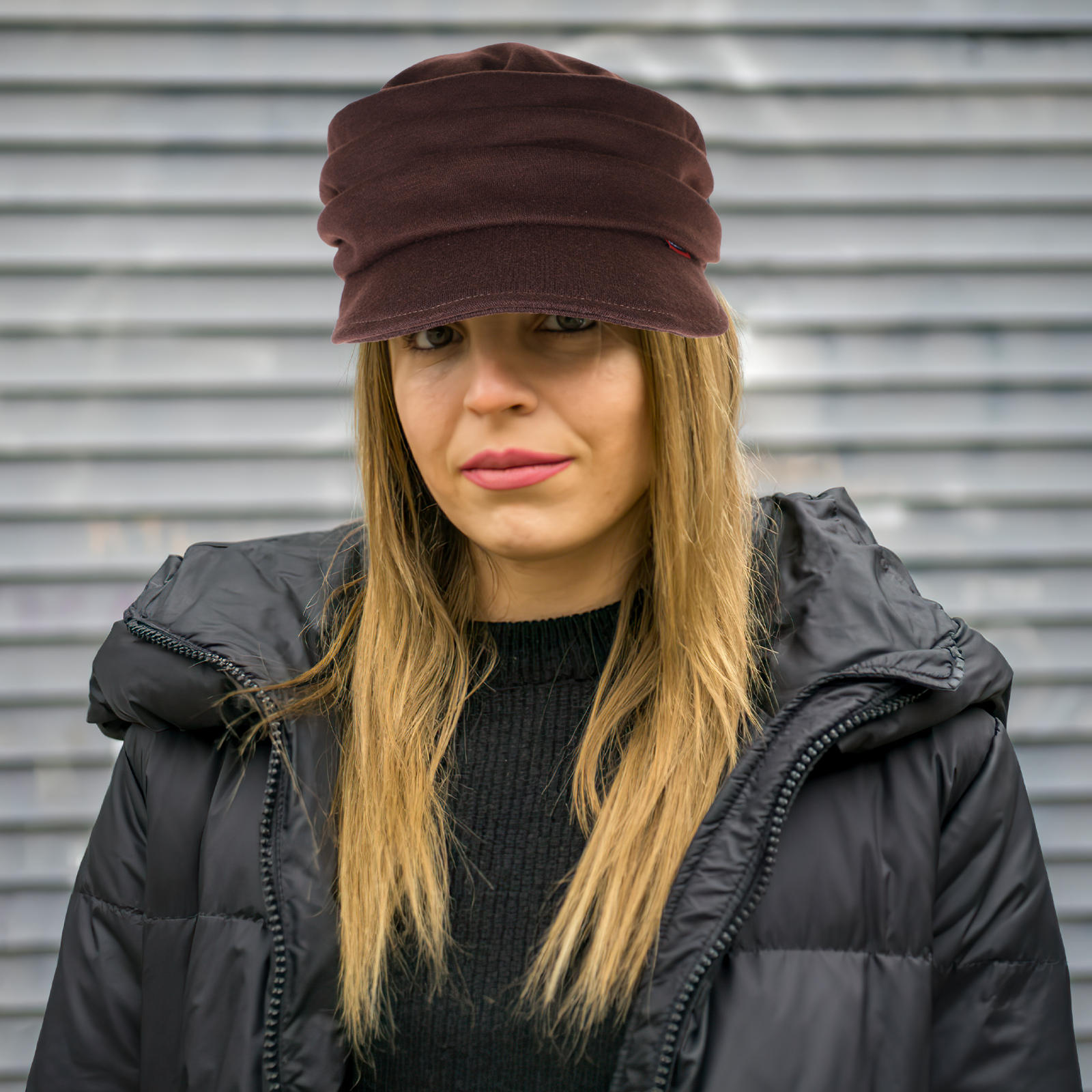 Tineasur Cap Hat Peaked Cap Red Brown Cloth Face Shape Modification For ...
