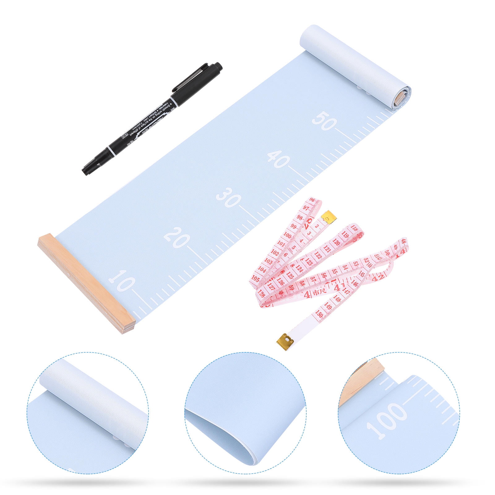 Tineasur Children Growth Height Ruler Canvas 1 Set - Walmart.com