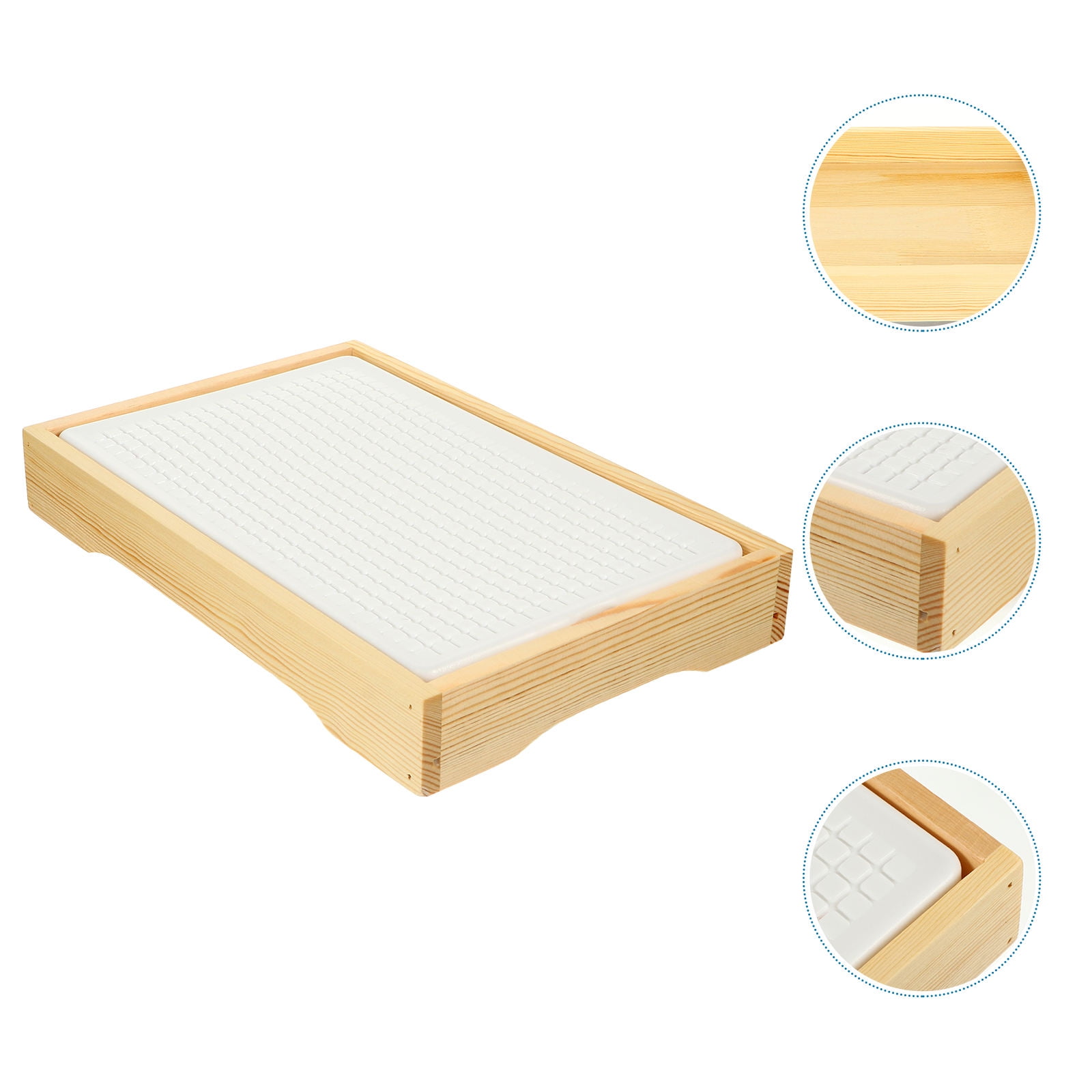 Tineasur Chilled Serving Tray for Sushi Retain Freshness Dish 32.5X21X4 ...