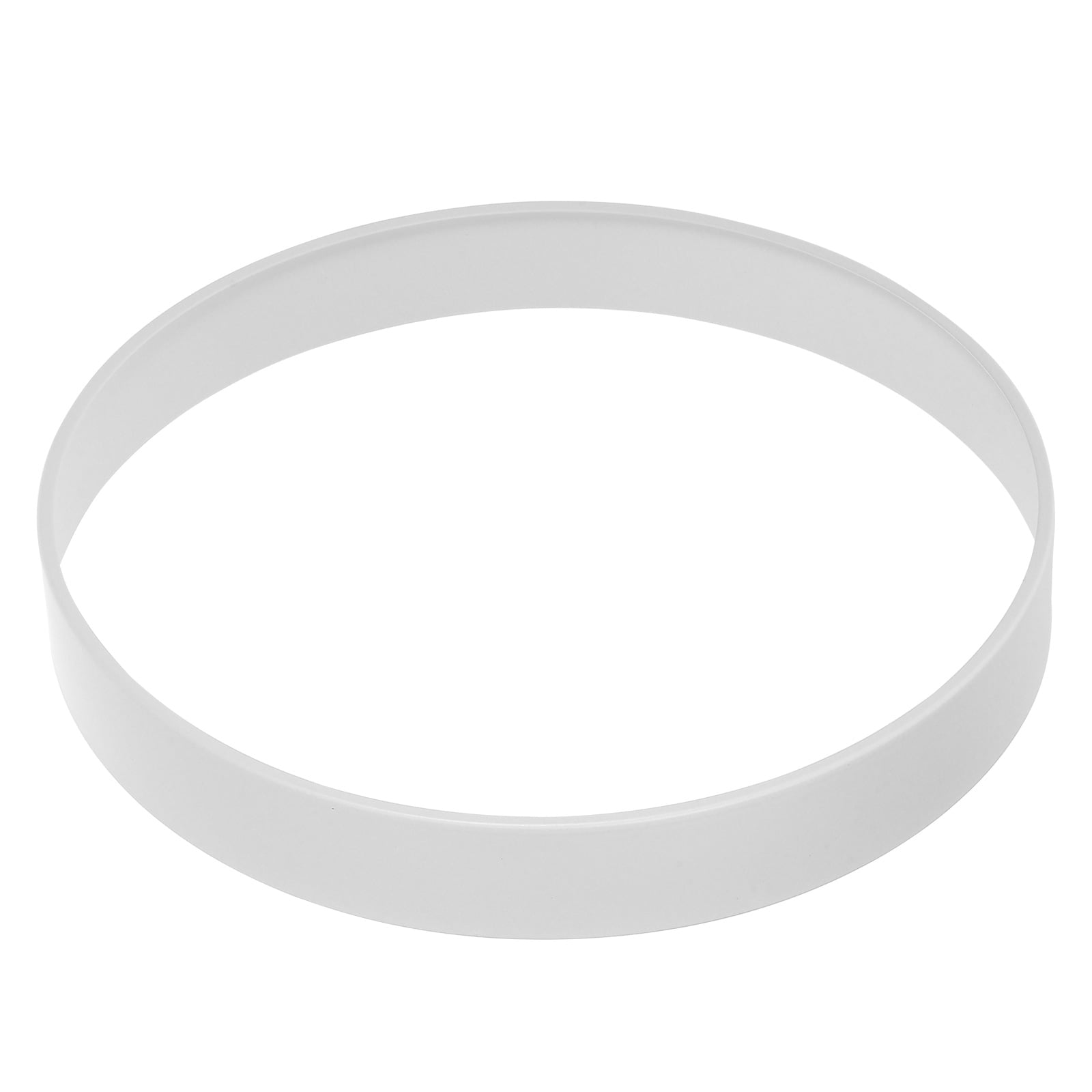Tineasur White Modern Wall Clock Frame Metal Circular Border for Clock ...