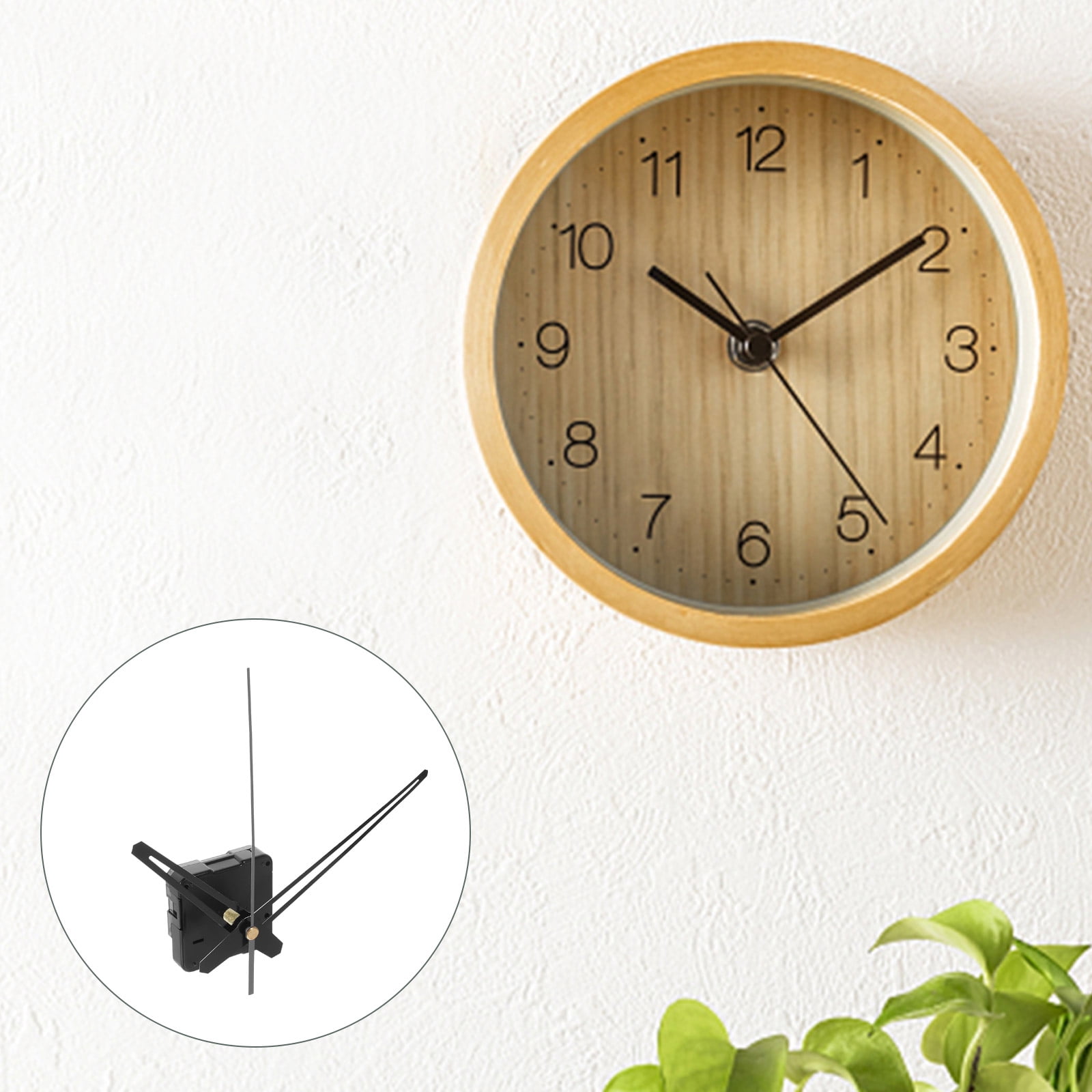 Tineasur Wall Clock Parts Replacement Silent Operation Plastic Clock ...