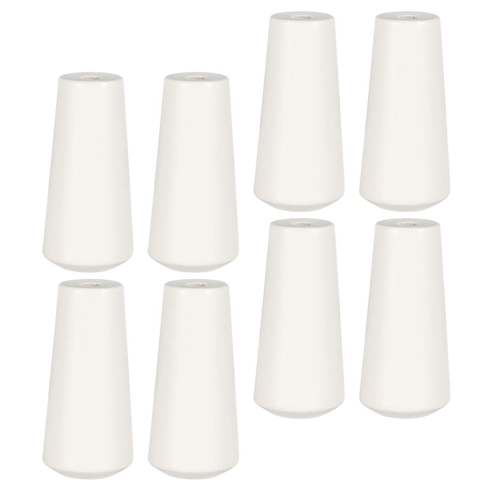 Tineasur Elegant White Wooden Cord Control Knobs 8pcs for Living Room ...