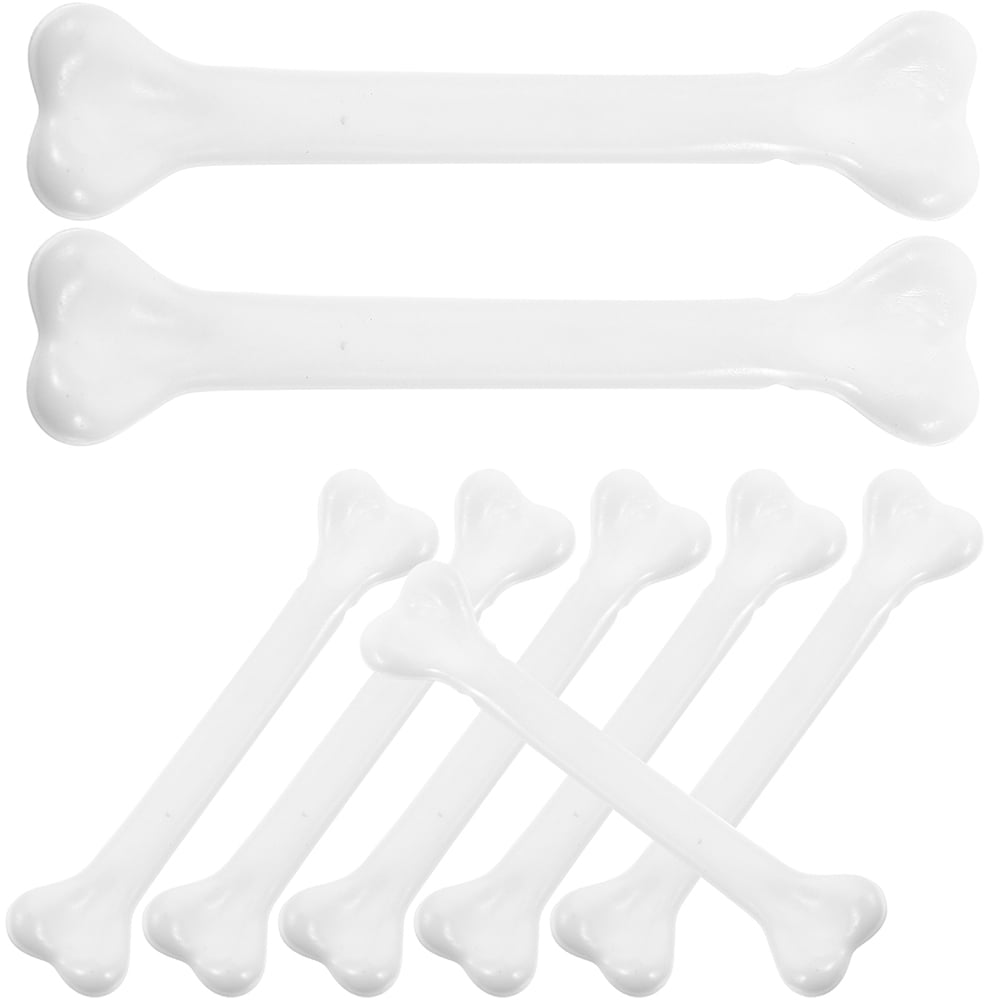 Tineasur Decoration 24Pcs Plastic Skeleton Bones Prop for Family and ...