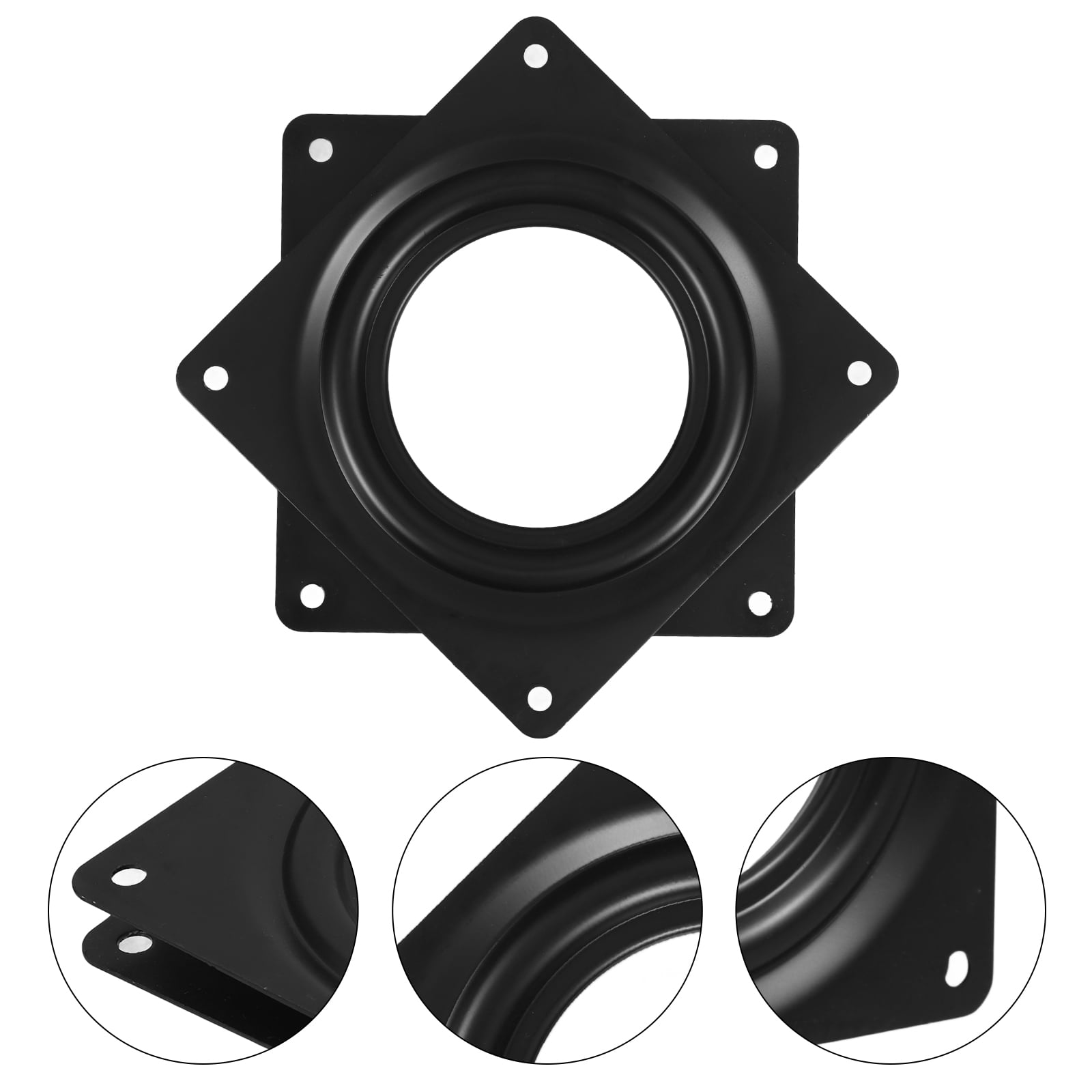 Tineasur Dining Table Turntable Swivel Plate Zinc Alloy Smooth Swivel ...