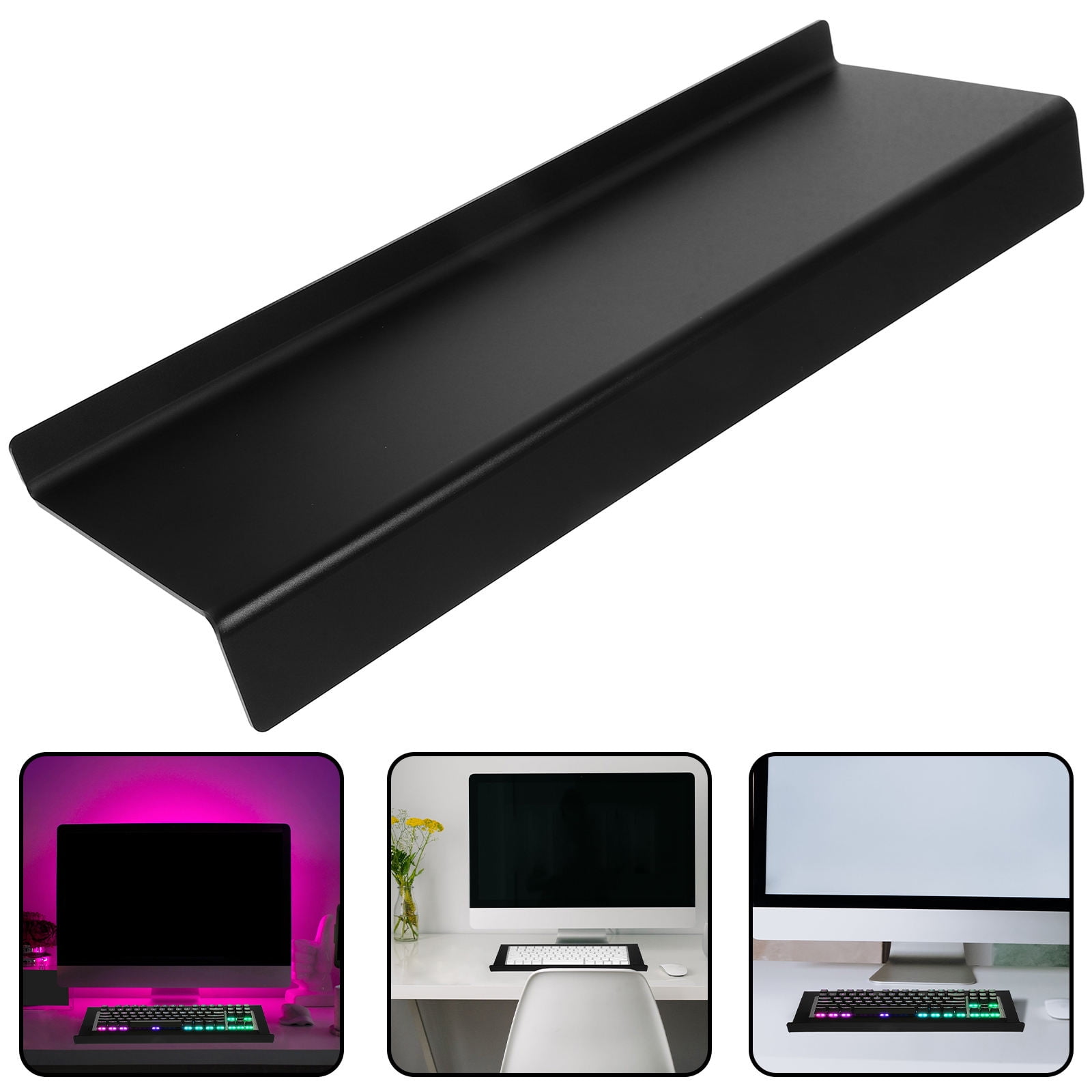 Tineasur Durable Acrylic Keyboard Riser Stand with Nonskid Base for ...