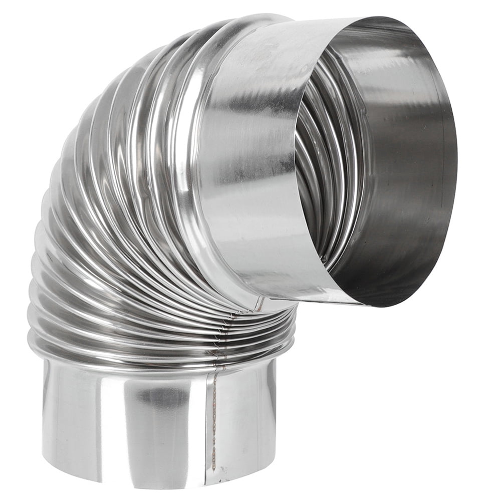 Tineasur Elbow Chimney Pipe Elbow Chimney Flue Stainless Steel 1Pcs 5 ...