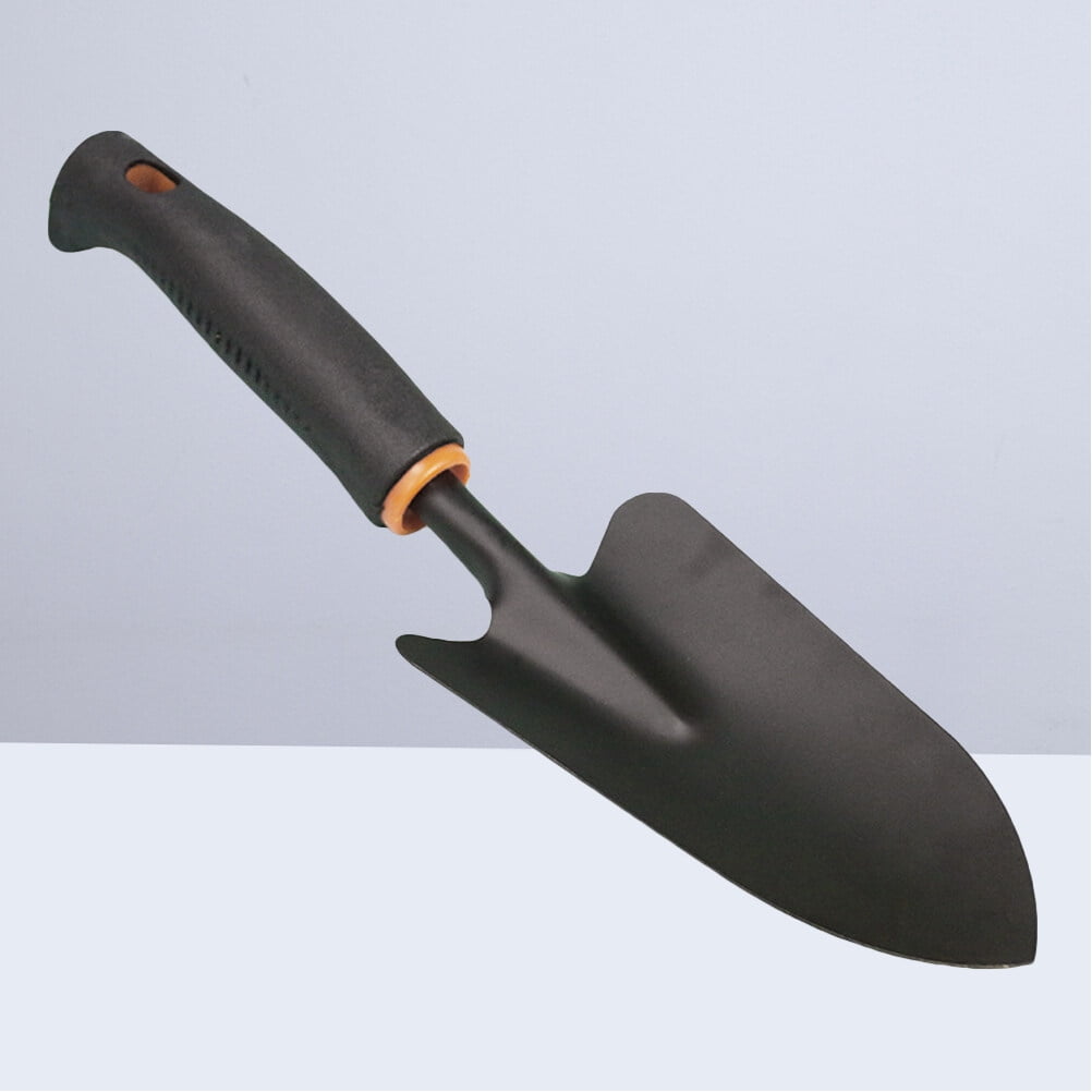Tineasur Heavy Duty Garden Trowel Wide Black Steel Penetrates Soil ...