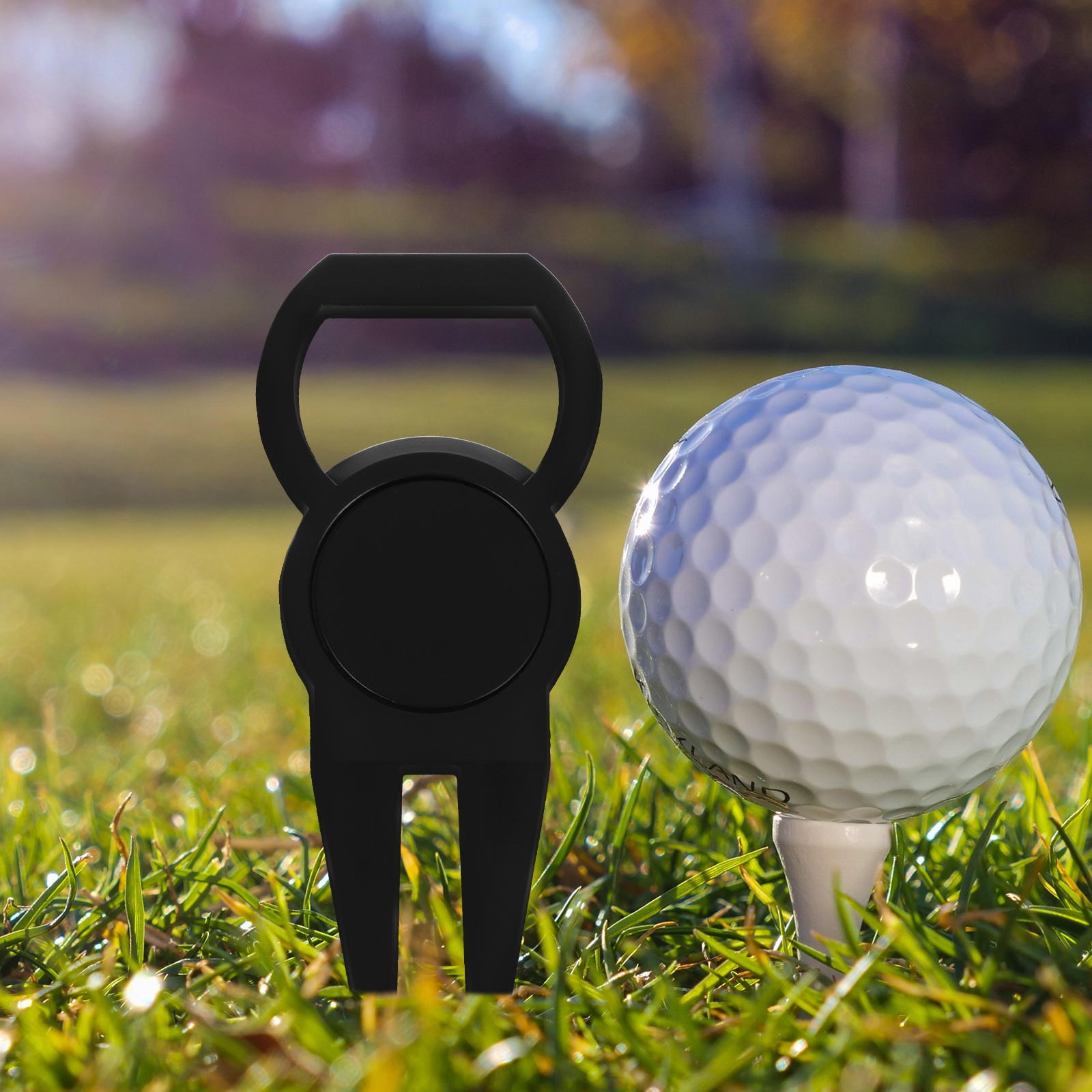 Tineasur Premium Black Golfs Green Fork Divot Tool with Portable ...