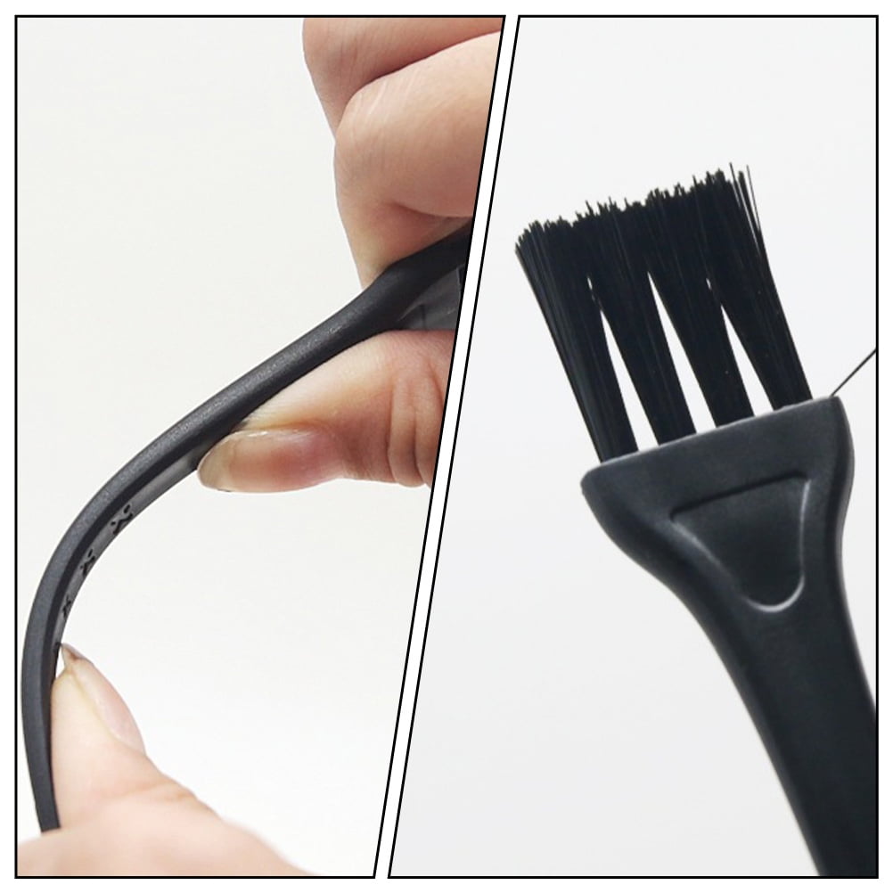 Tineasur Hair Clipper and Razor Cleaner Brush Home Use Black PP and ...