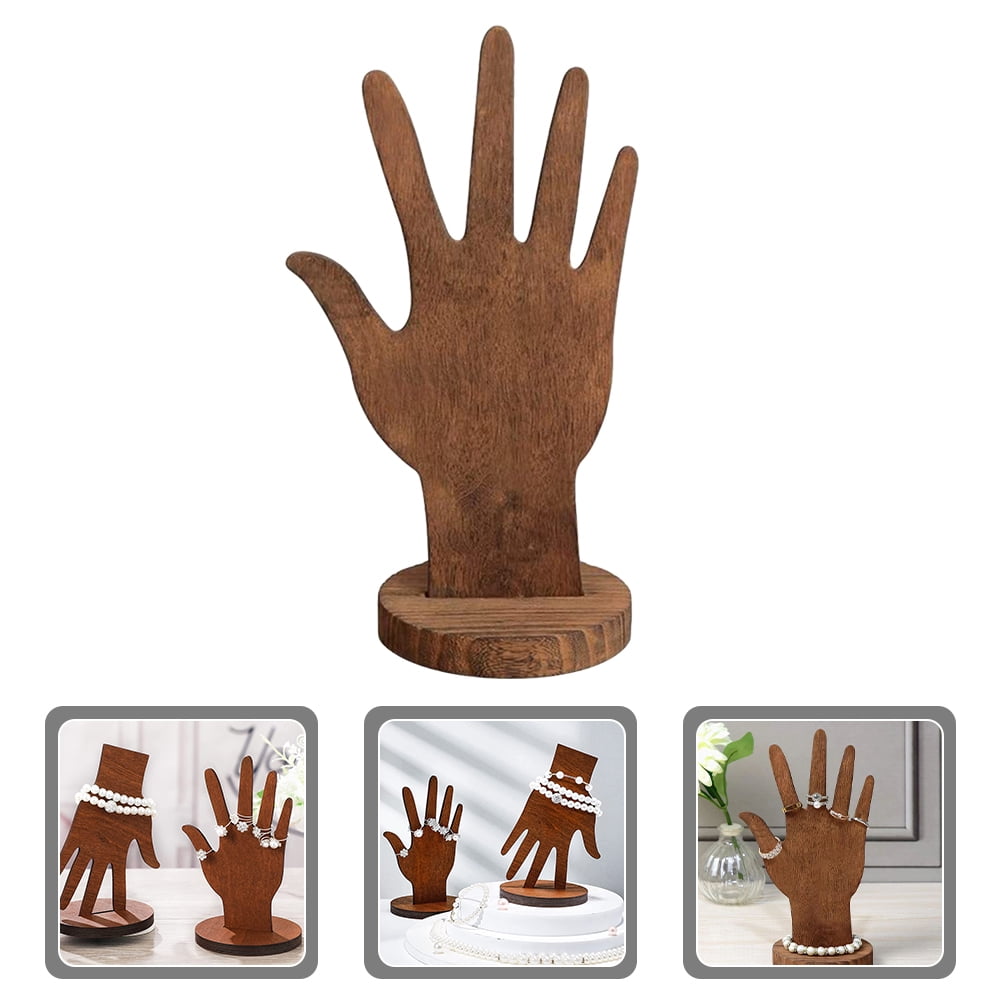 Tineasur Hand Stand Wooden Hand Form Display Bracelet Stand Holder 2 ...