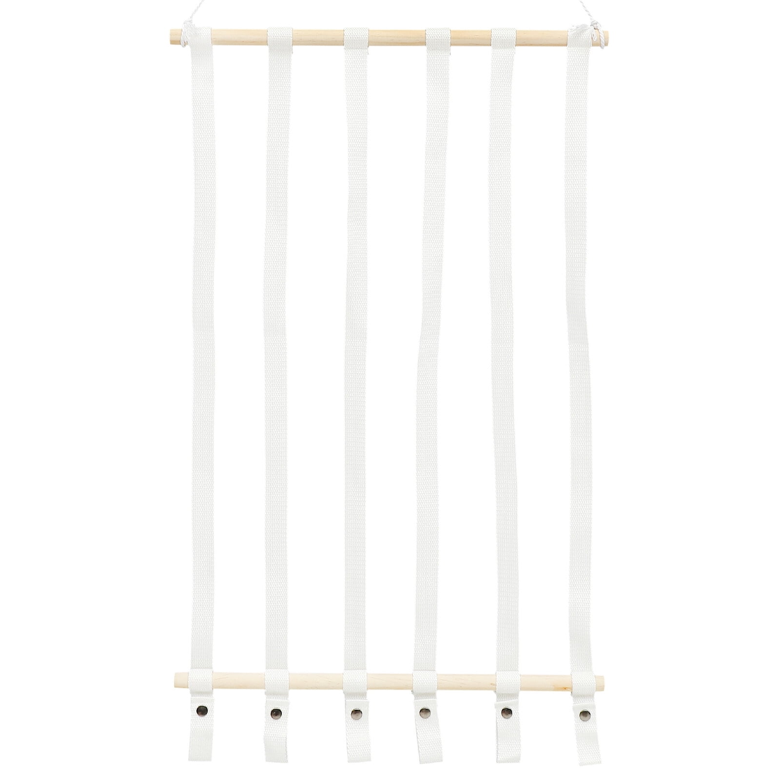 Tineasur Headband and Bow Holder 1Set White Wood Minimalist Design for ...