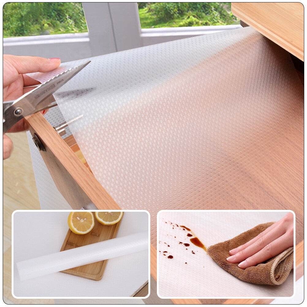 Tineasur Kitchen Drawer Liners 1 Roll EVA Anti Skid for Refrigerator ...