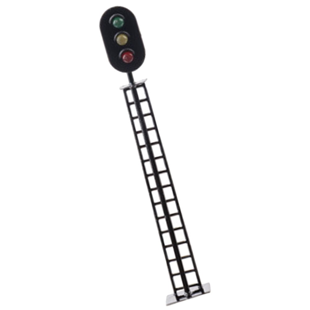 Tineasur Black Stainless Steel Train Signal Light Model for Decoration ...