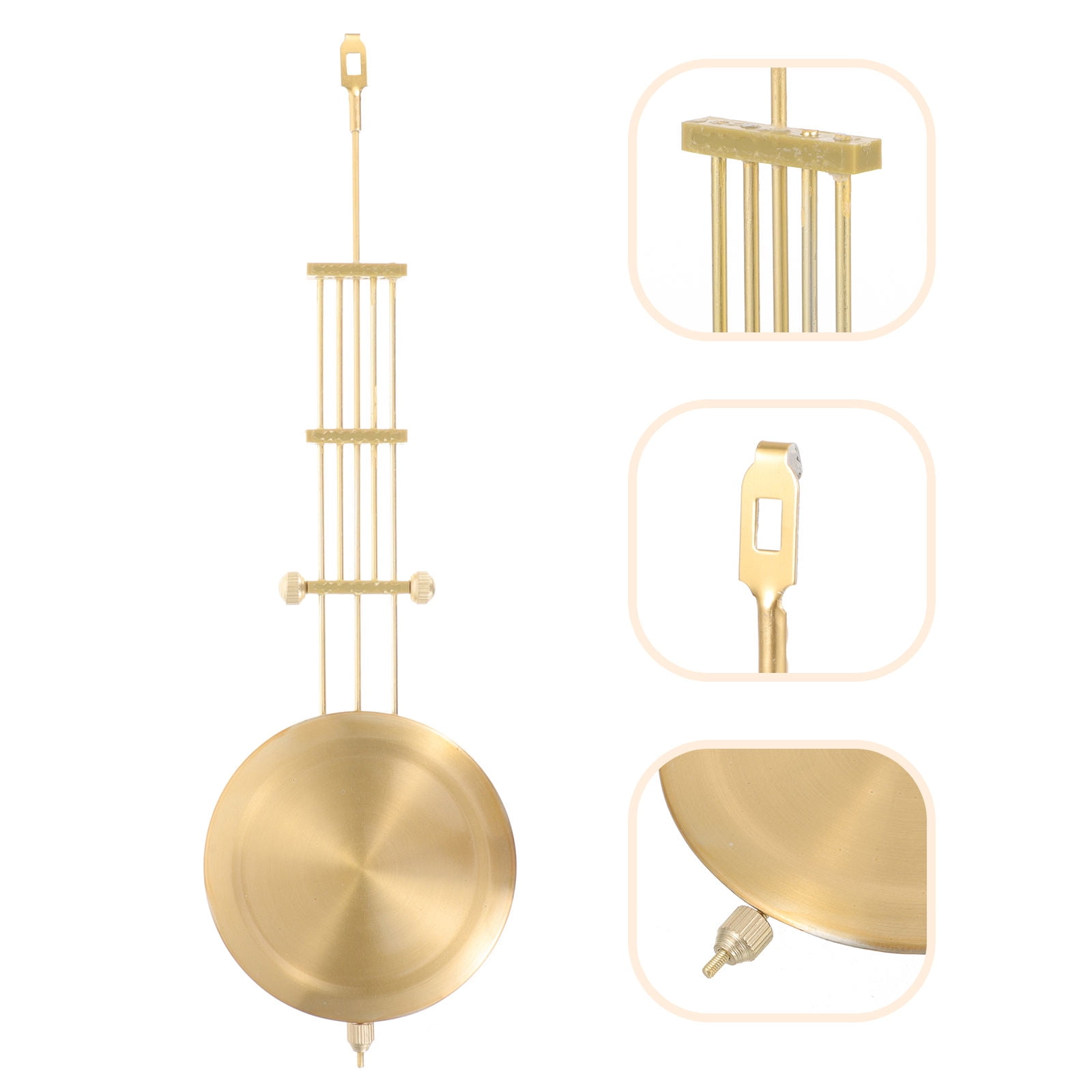 Tineasur Metal Clock Pendulum Replacement Clock Pendulum Iron 1Set ...