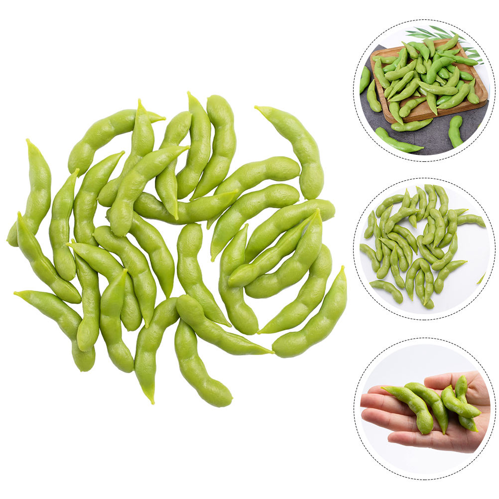 Tineasur Lifelike Artificial Soybean Model for DIY Use Made of PVC ...