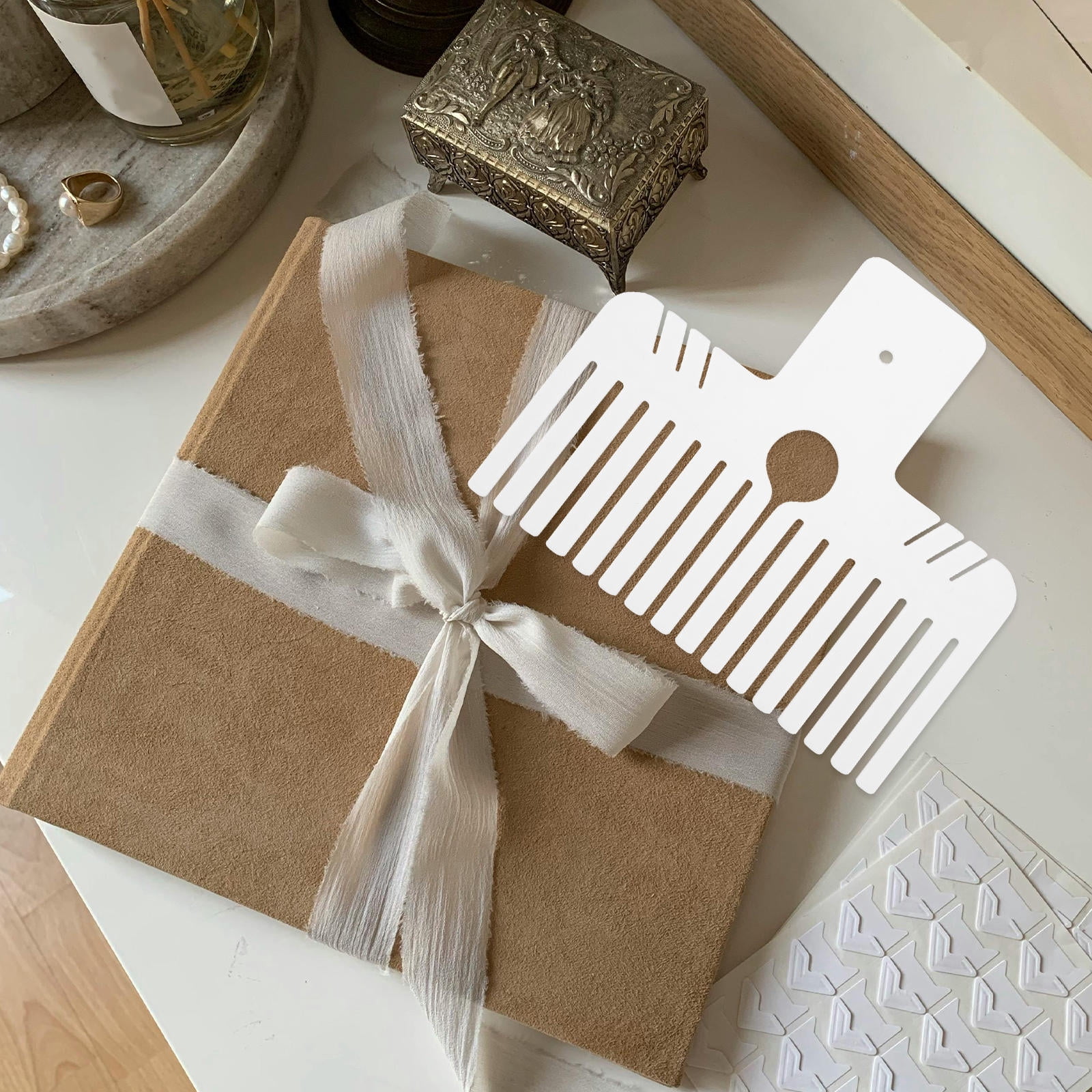 Tineasur Mini Bow Maker White Bow Template for Craft Enthusiasts 1Pcs ...