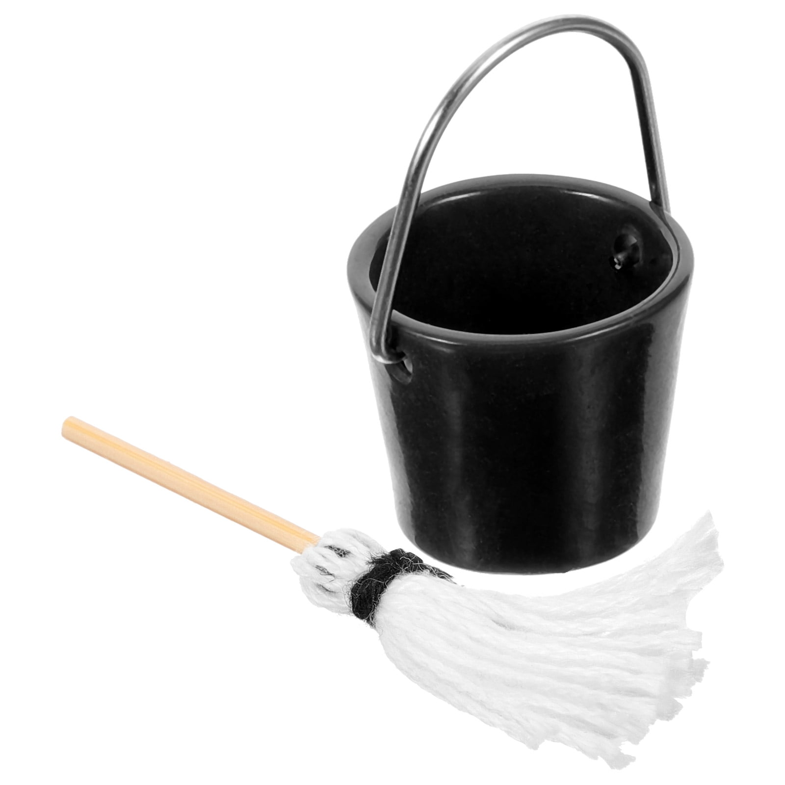 Tineasur Mini Buckets Mops Kits for Mini Plastic Bucket Assorted Color ...