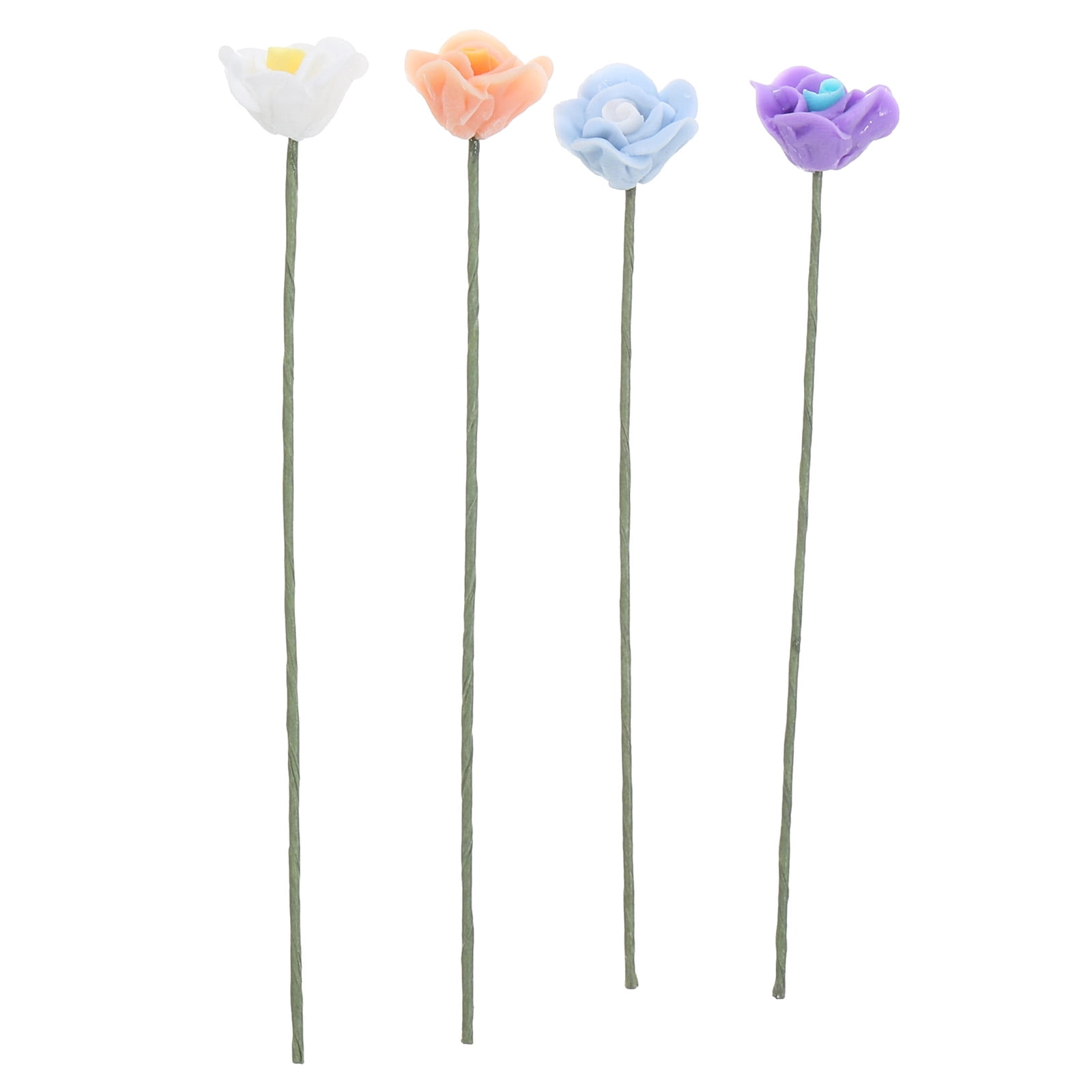 Tineasur Miniature Rose Flower Model for Decoration with Realistic ...