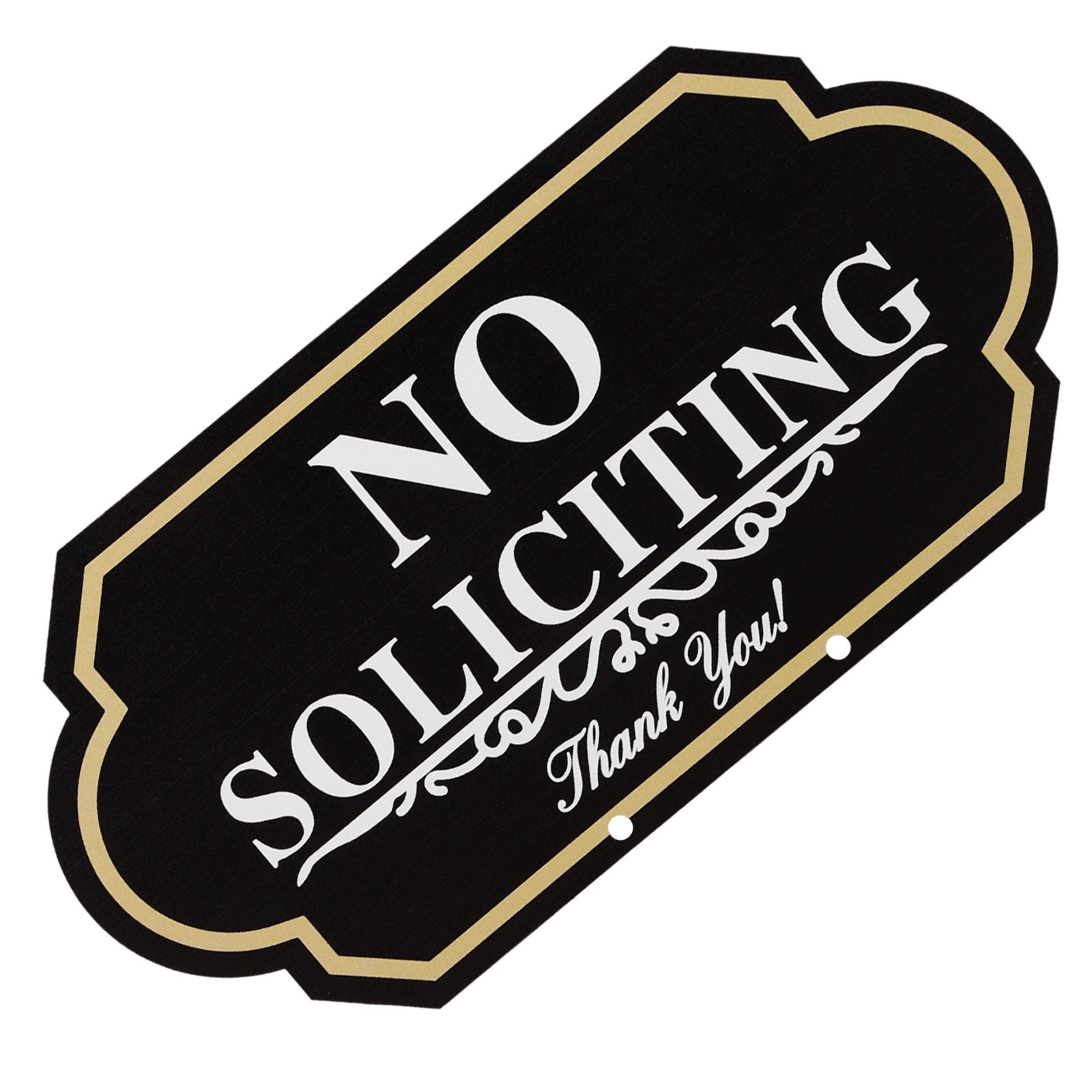 Tineasur No Soliciting Sign for Front Door Outdoor Aluminum Yard Sign ...