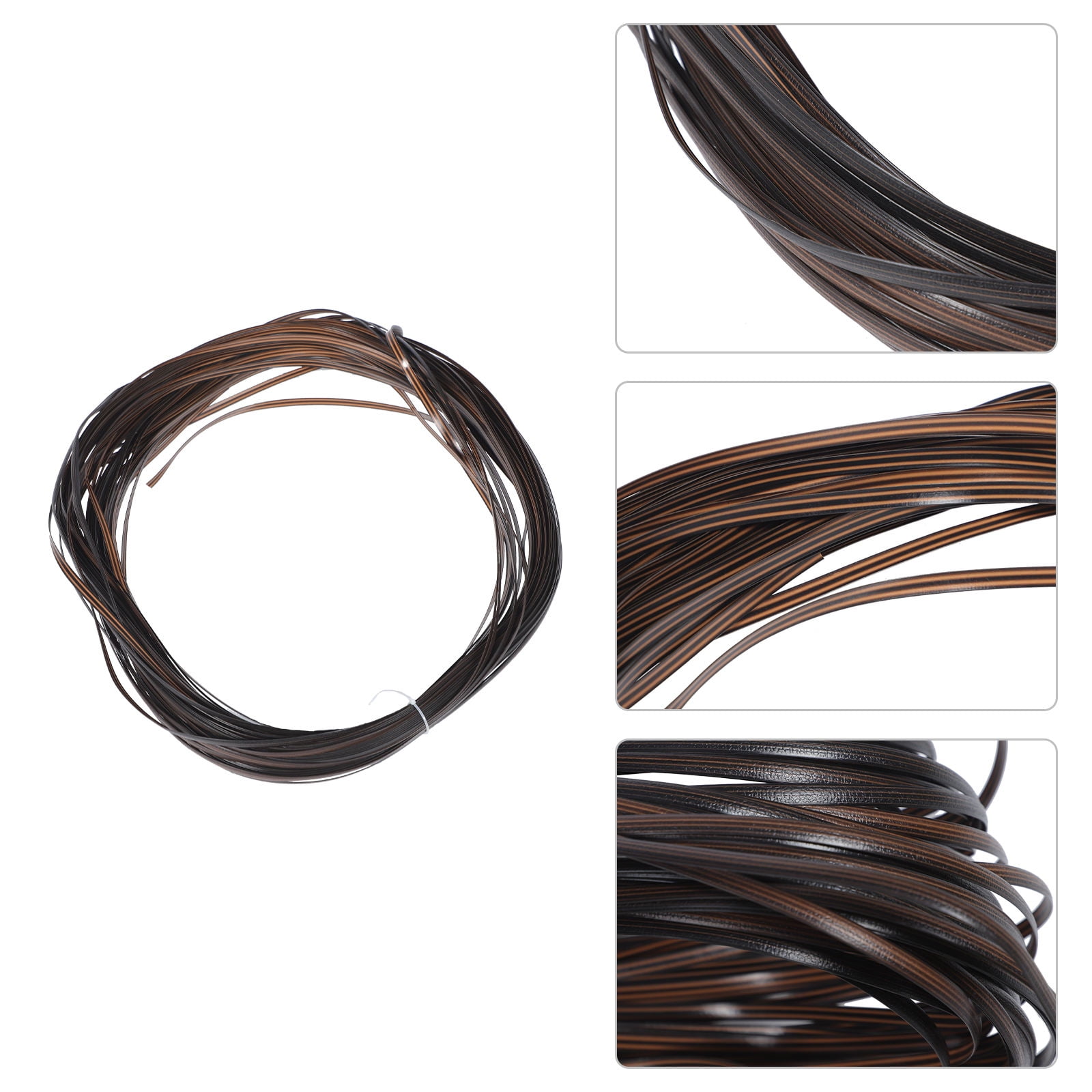 Tineasur Outdoor Chair Repair Kit Rattan Chair Kits Pe Plastic Round ...