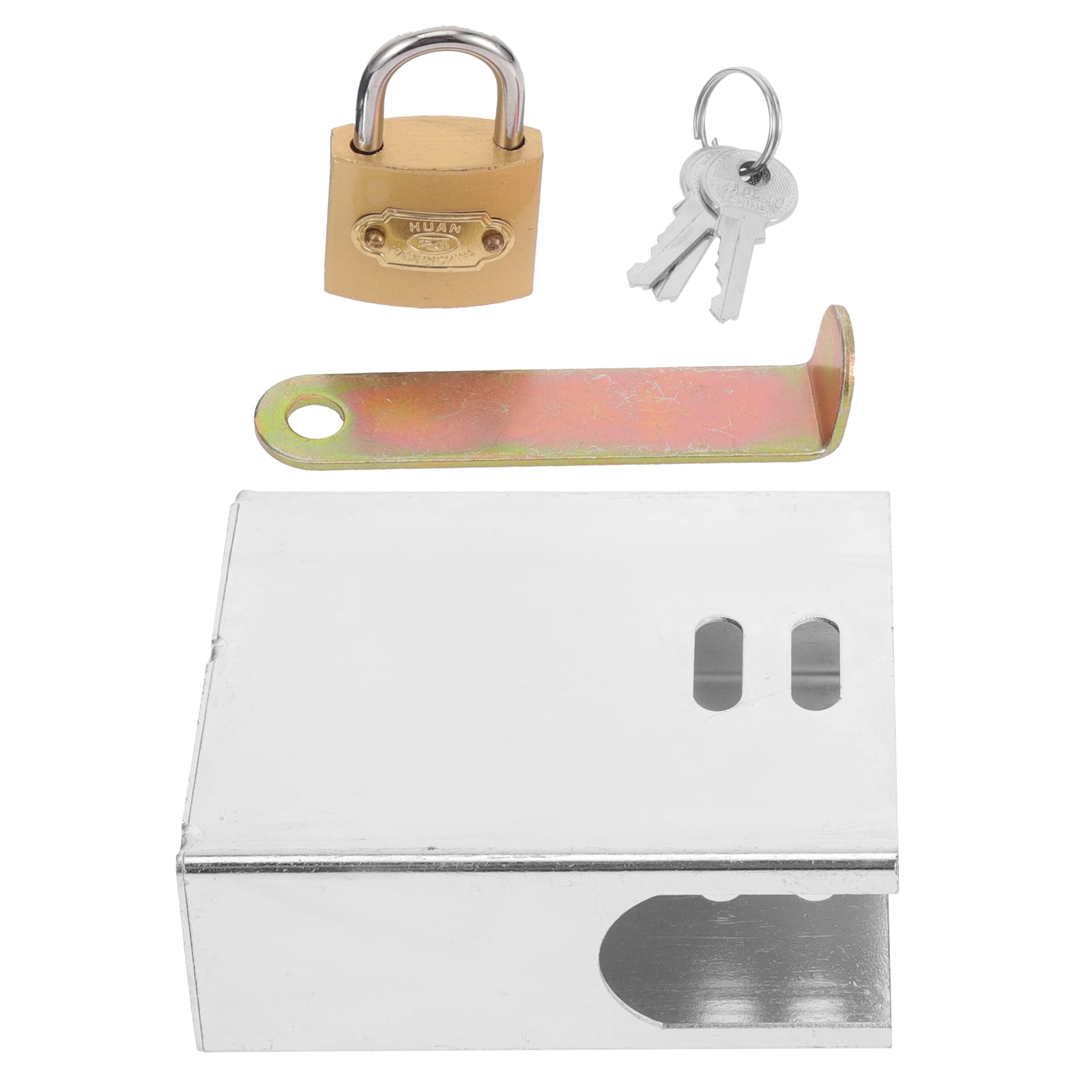 Tineasur Outdoor Water Spigot Lock 1 Set Iron Faucet Lock for Hose Bib ...