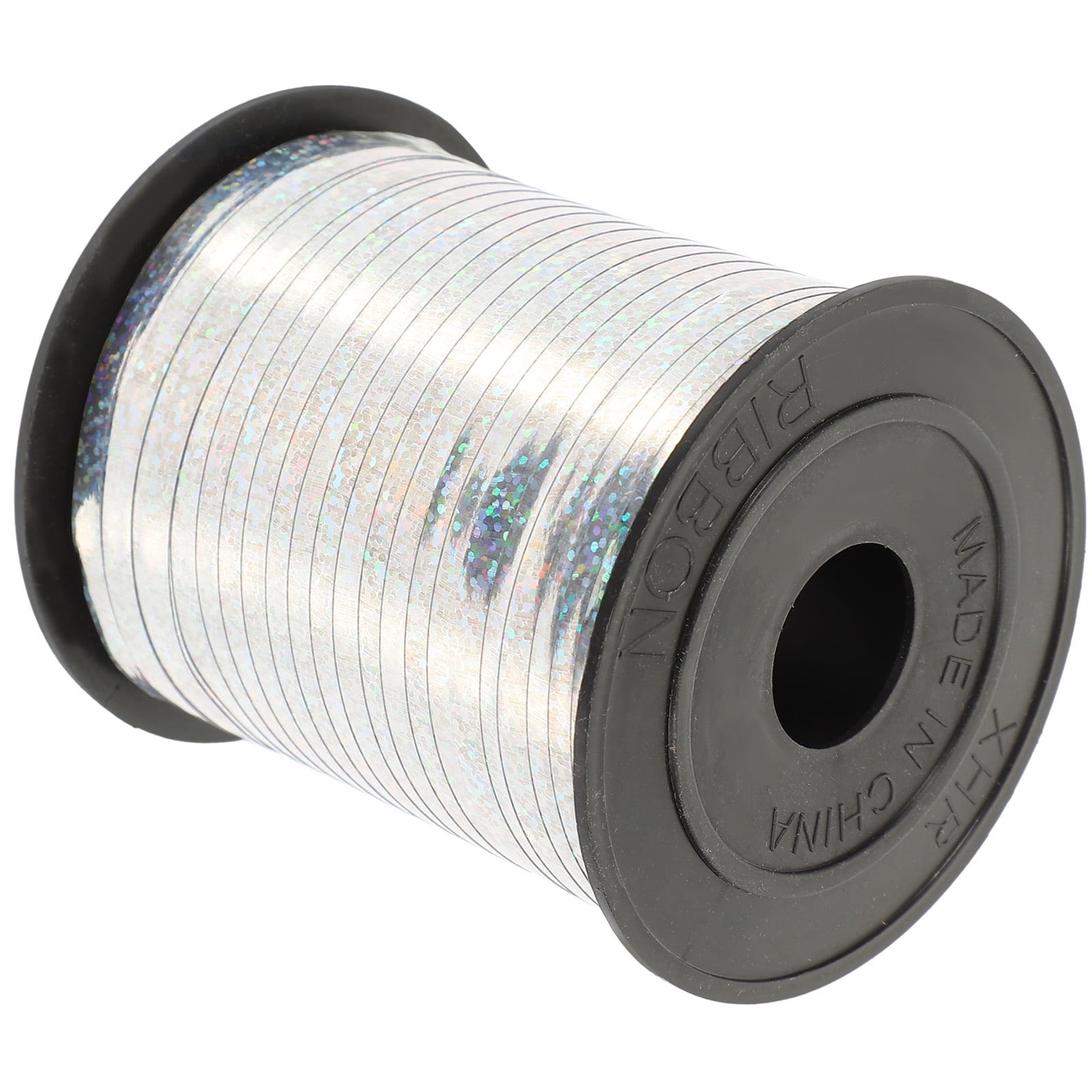 Tineasur 1 Roll Party Ribbon Silver PVC for Balloon Decoration ...