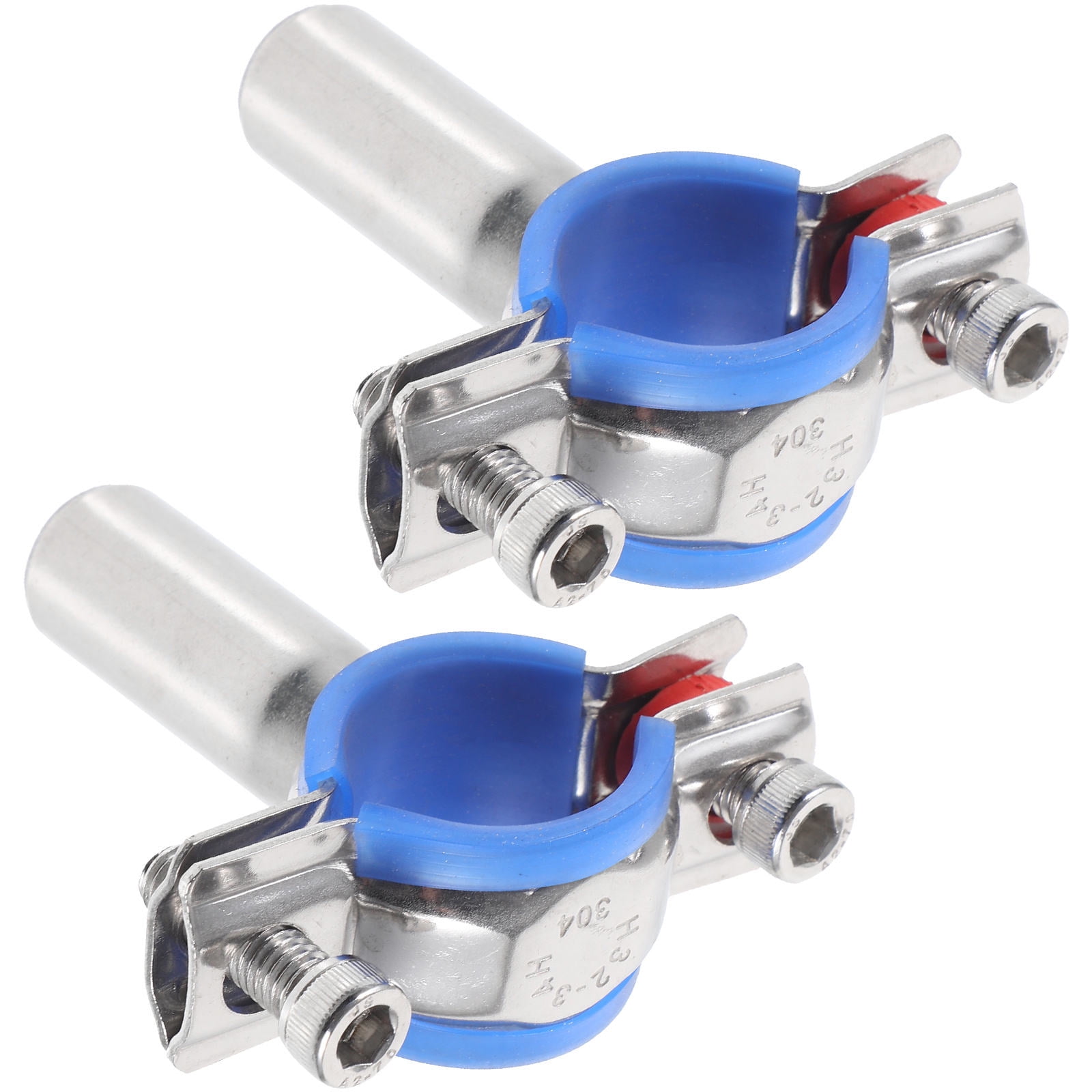 Tineasur Pack Stainless Steel Pipe Fitting Movable Support Bracket Wall ...