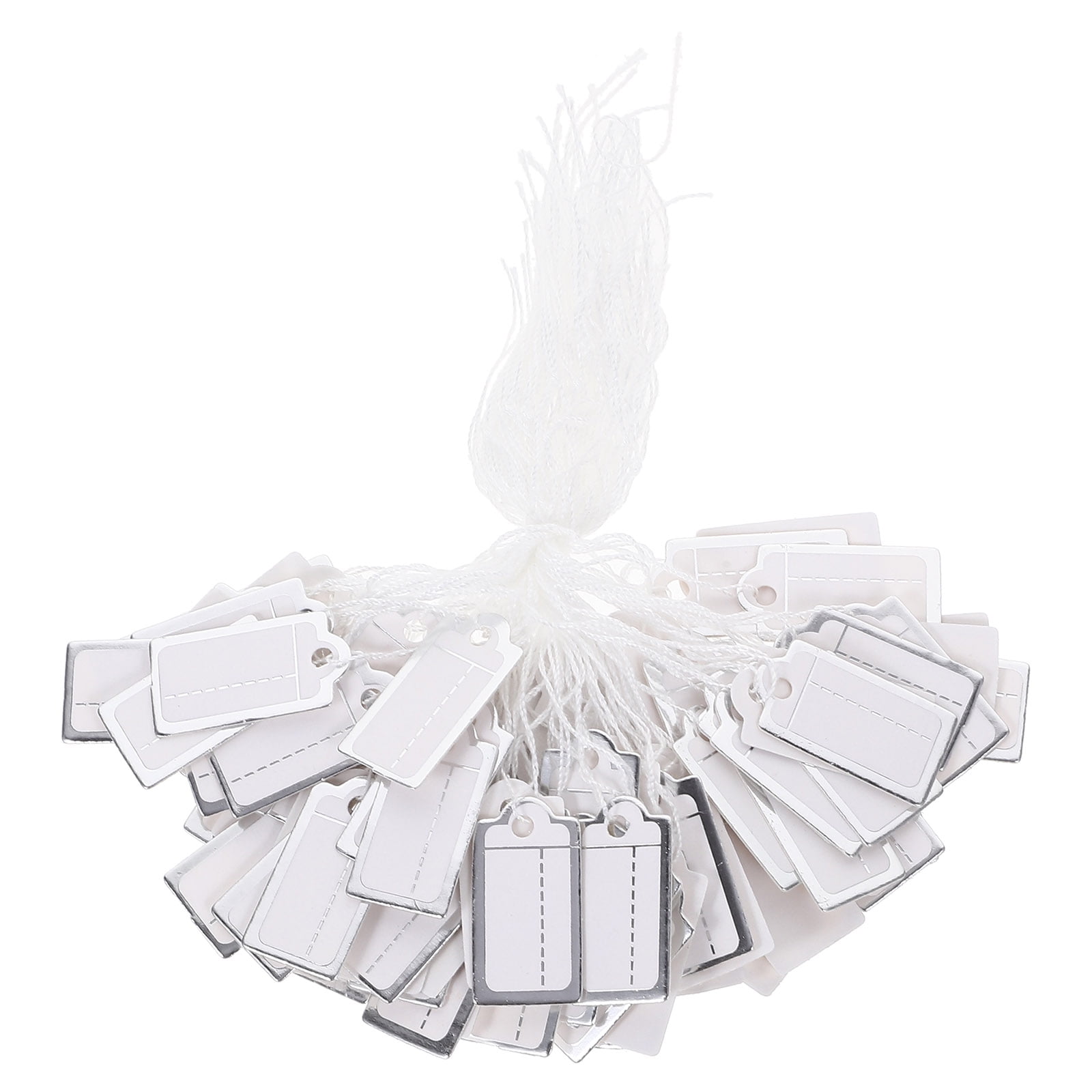 Tineasur Price Tags 200Pack Silver for Jewelry Clothing Shoes Retail ...