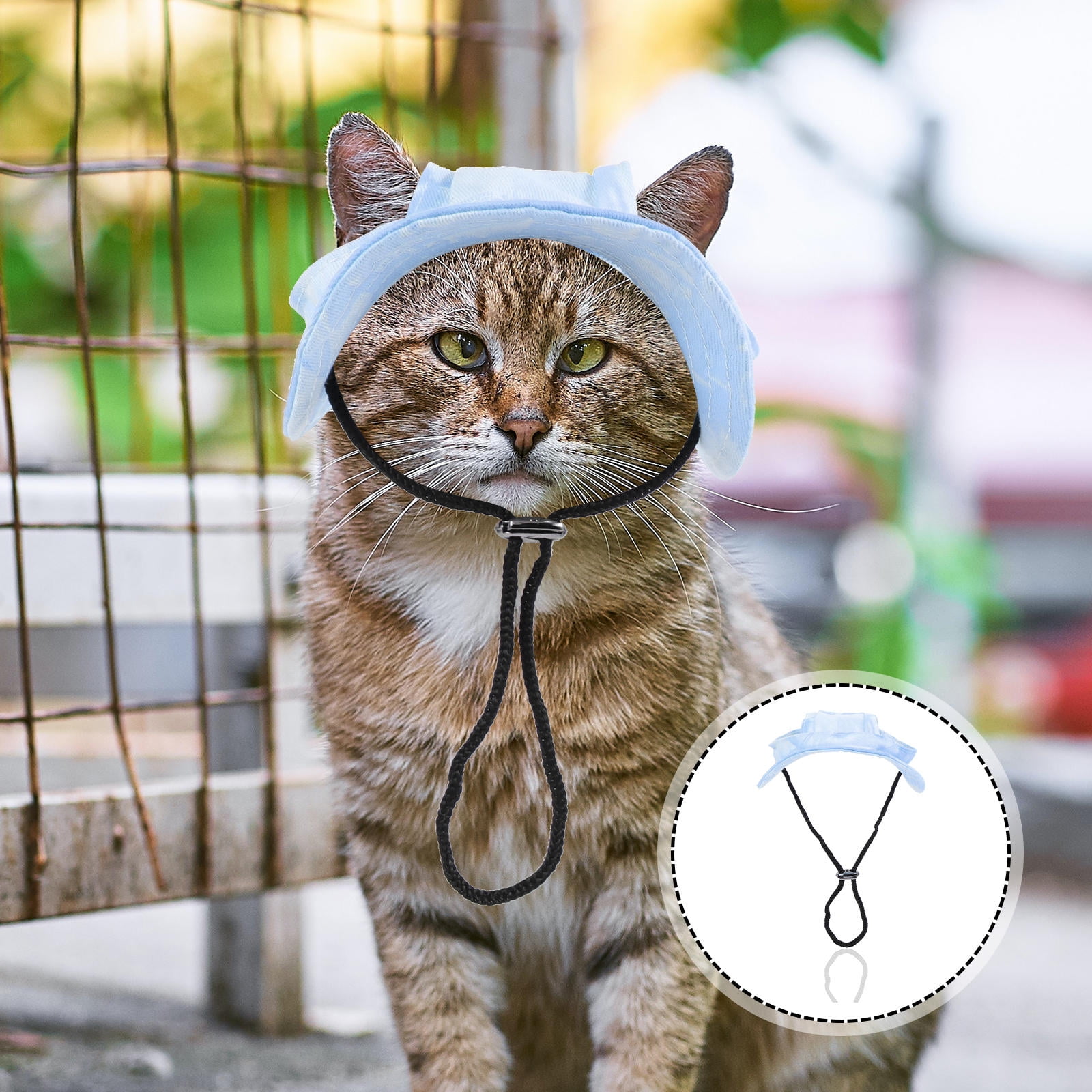 Tineasur Puppy Baseball Hat -Blue for Small Pets Summer Use 1Pcs ...