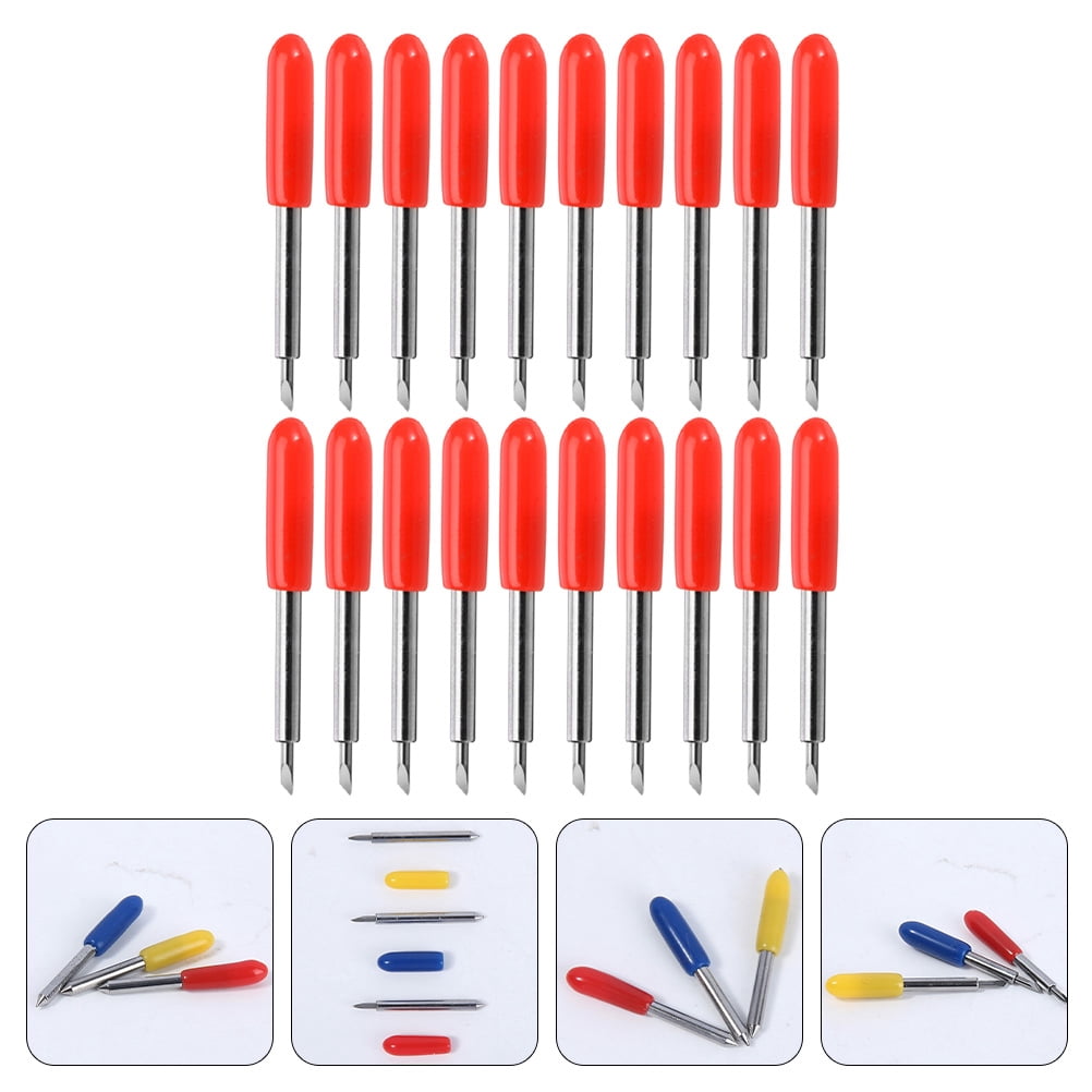 Tineasur Red Tungsten Steel Lettering Tool 50Pack for Plotter Cutter ...