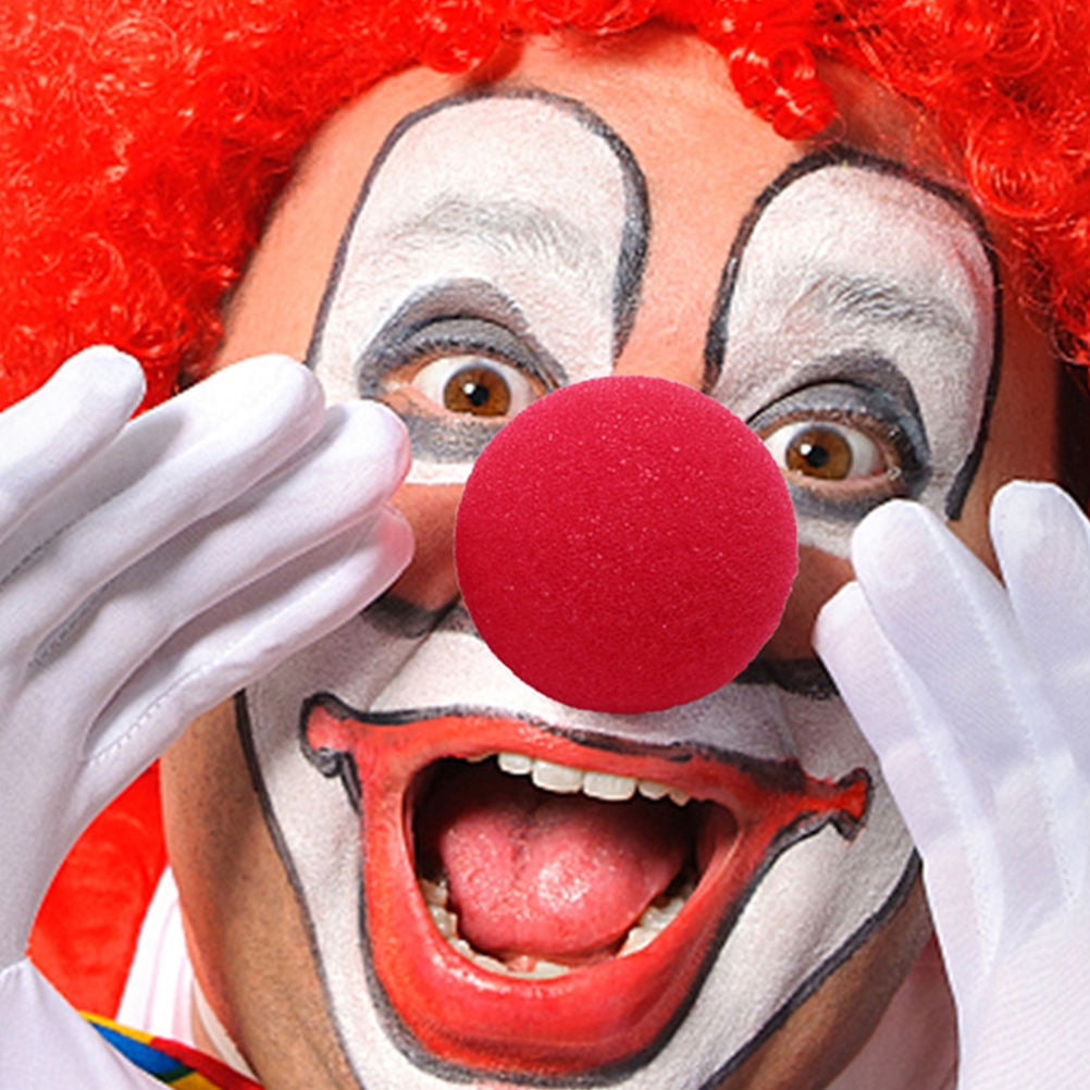 Tineasur Red Clown Nose 30Pcs Sponge Material For Circus And Adult ...