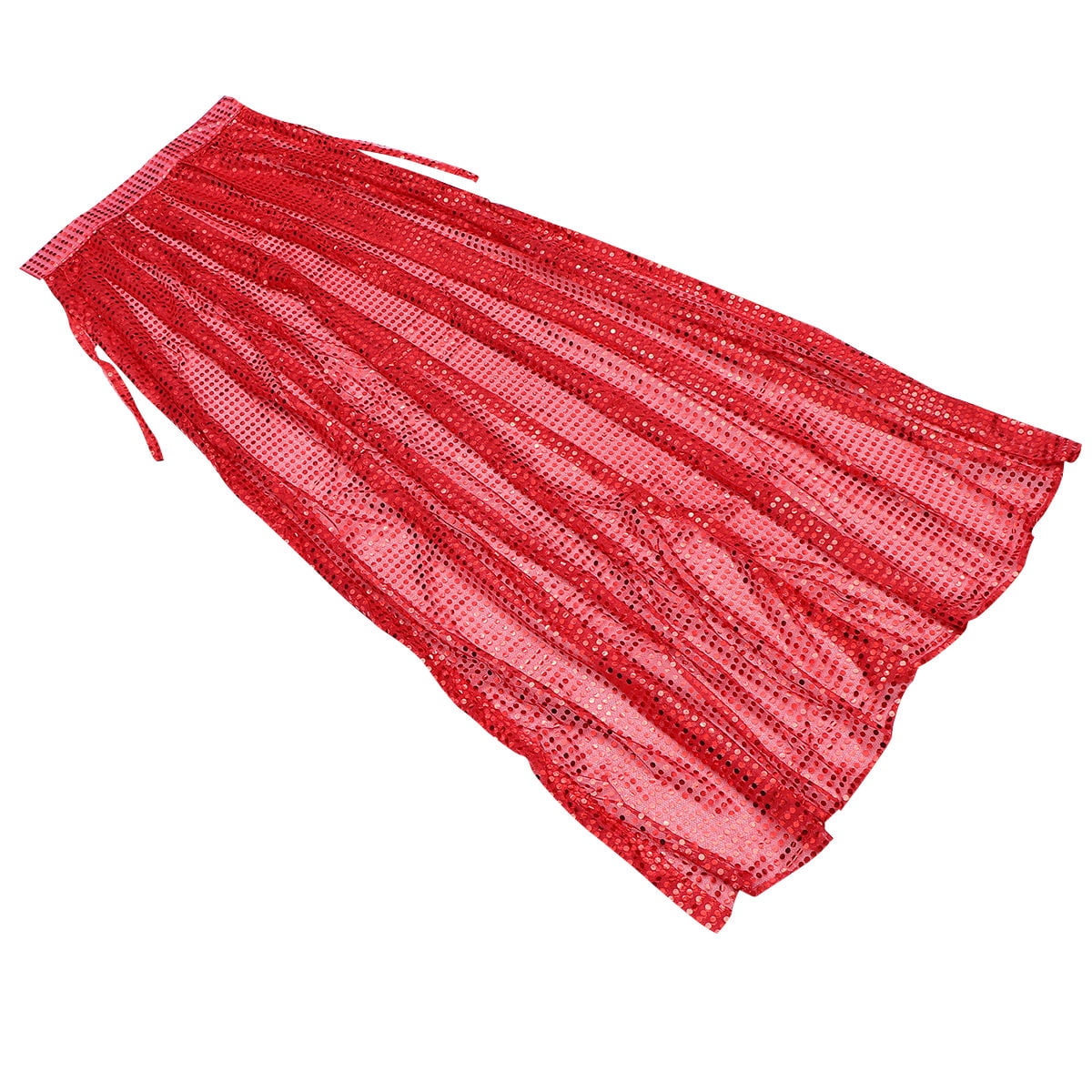 Tineasur Red Sequin Cloak For Cloaks For Women 1Pack 53.3x16.9x0.04in ...