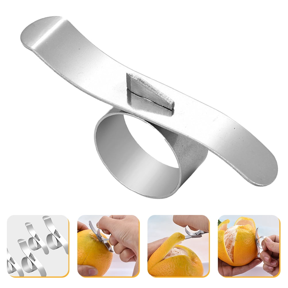Tineasur Vegetable Peelers for Kitchen Round Orange Peeler Stainless ...