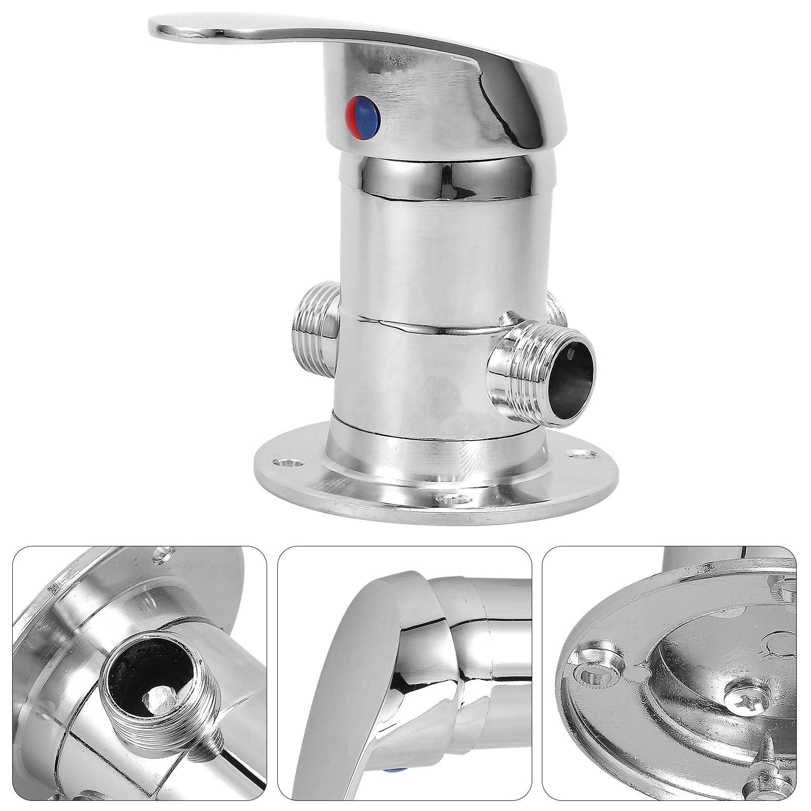 Tineasur Shower System Mixing Valve Solar Hot Cold Mixing Valve Three ...