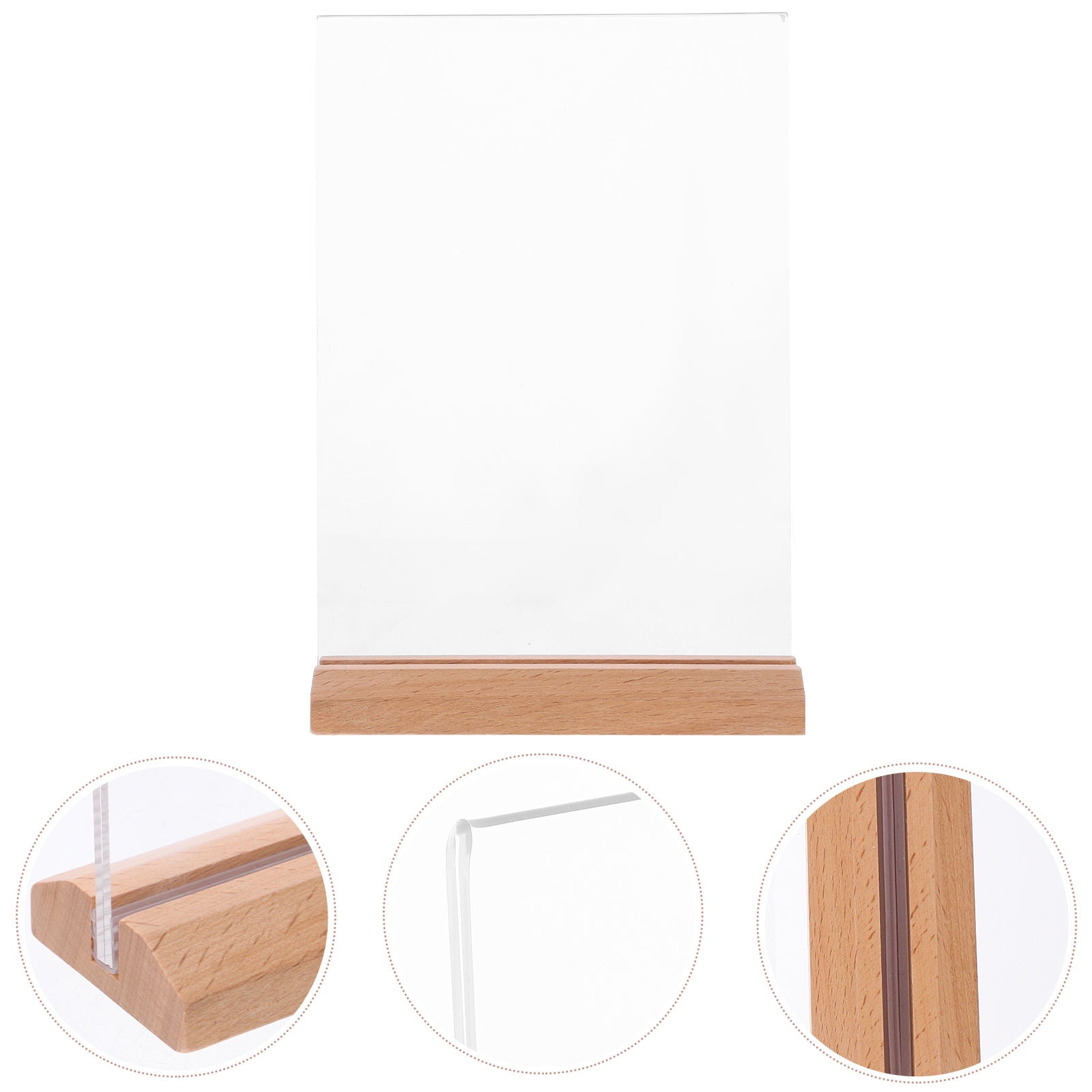 Tineasur Wedding Sign Holder Table Sign Holders Clear Acrylic 1Pack ...
