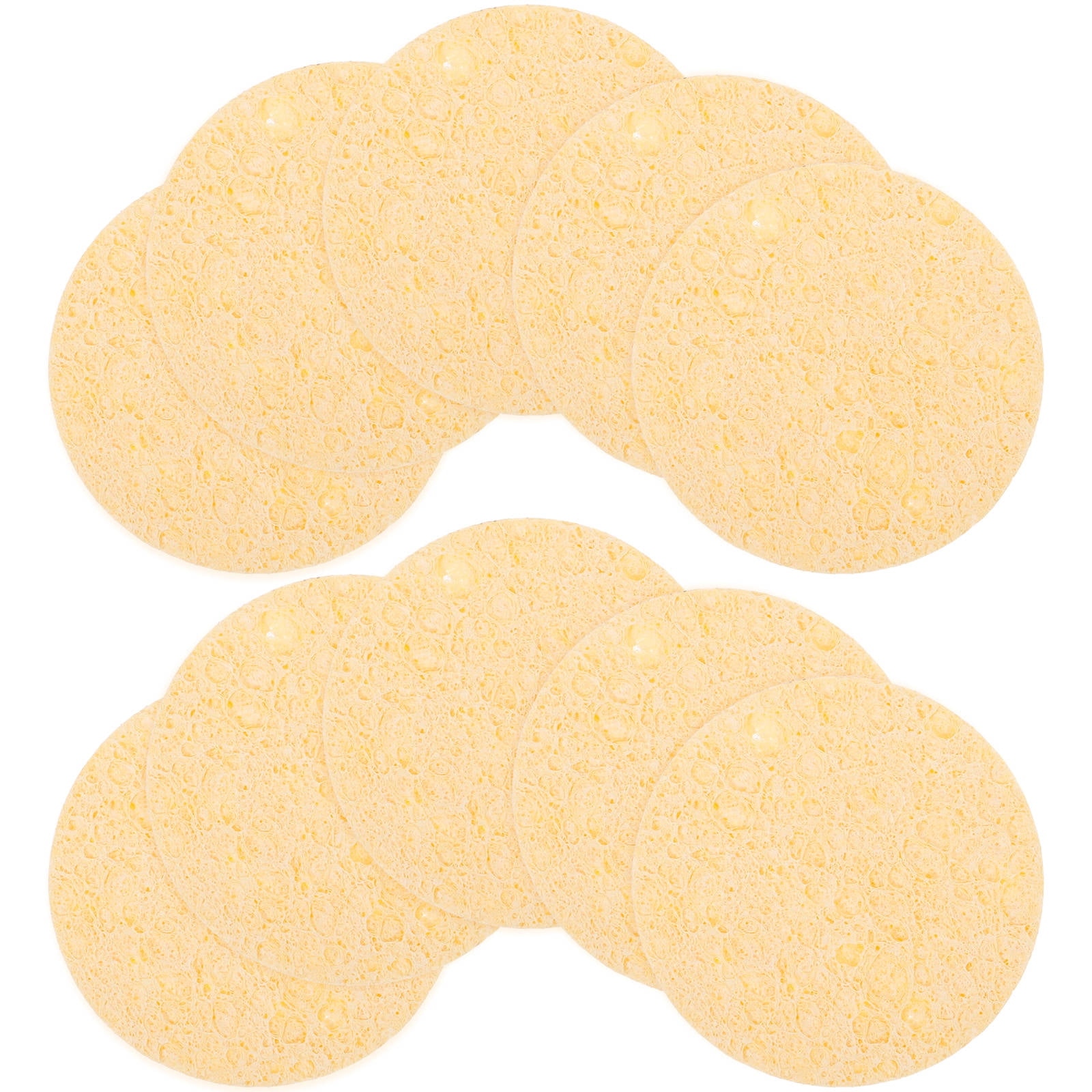 Tineasur Soldering Tip Cleaner Sponge 10pcs Beige Cellulose Sponge for Cleaning Soldering Iron ...