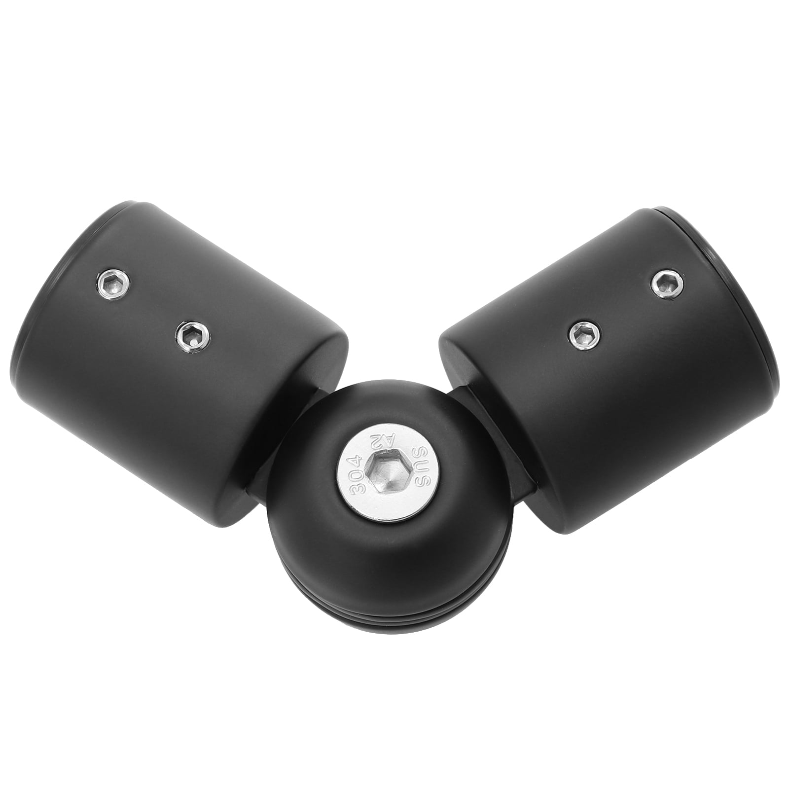 Tineasur Stainless Steel 1Pack Corner Curtain Rod Connector for and ...