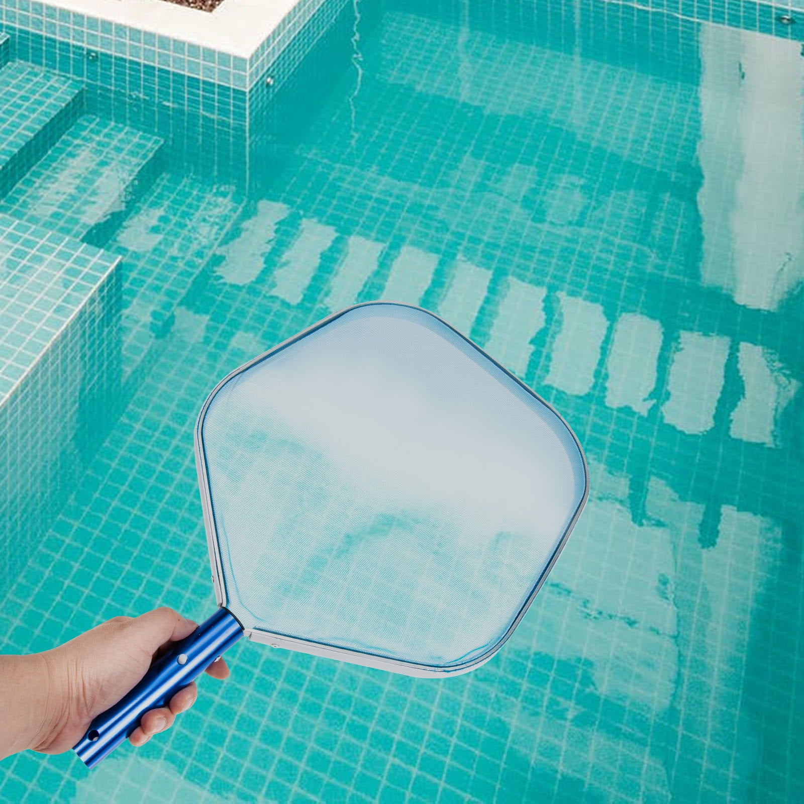 Tineasur Swimming Pool Tools Rectangular Net for Debris Removal and ...