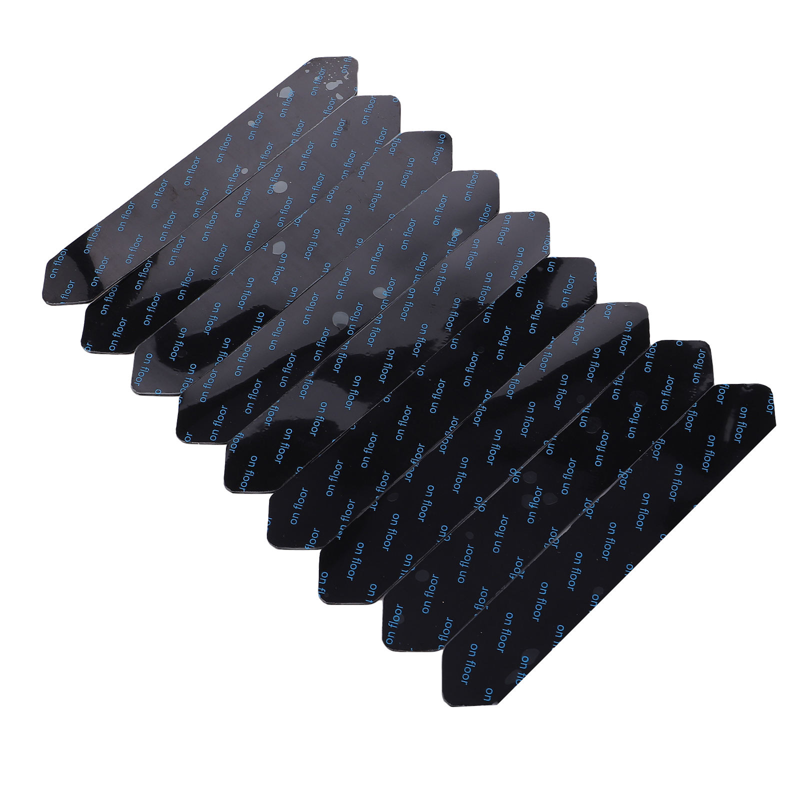 Tineasur Anti-Curling Carpet Fixing Stickers, Non-Skid Black PU Pads ...