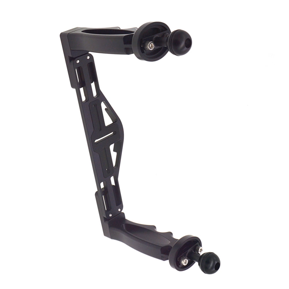 Tineasur Underwater Camera Tray Handle Dual 1/4 Inch Screw ...